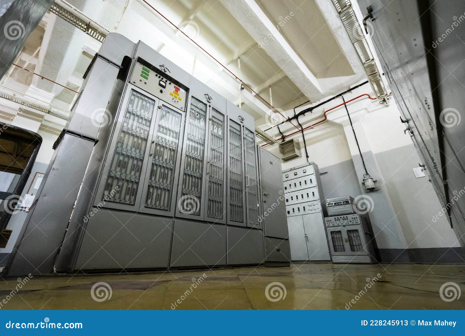 Computer Of The 70s Of The USSR. Inside A Computer Cabinet From The 70s ...