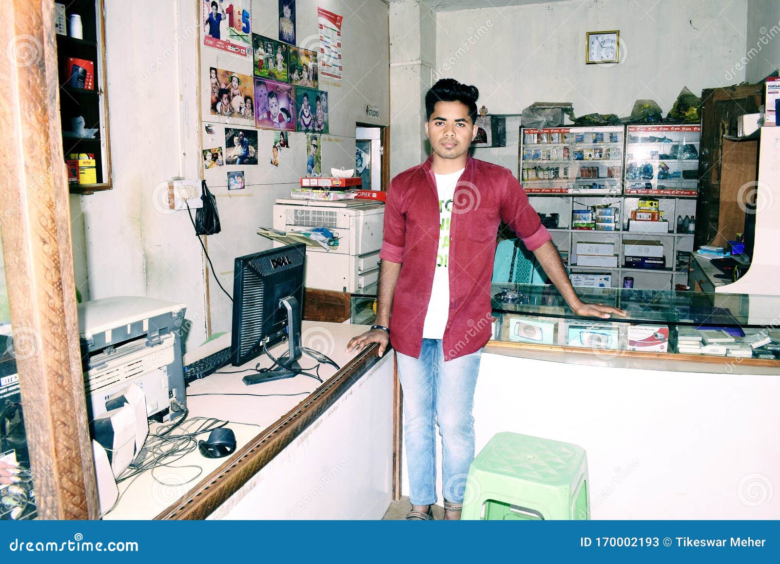 Computer center editorial stock photo. Image of xerox - 170002193