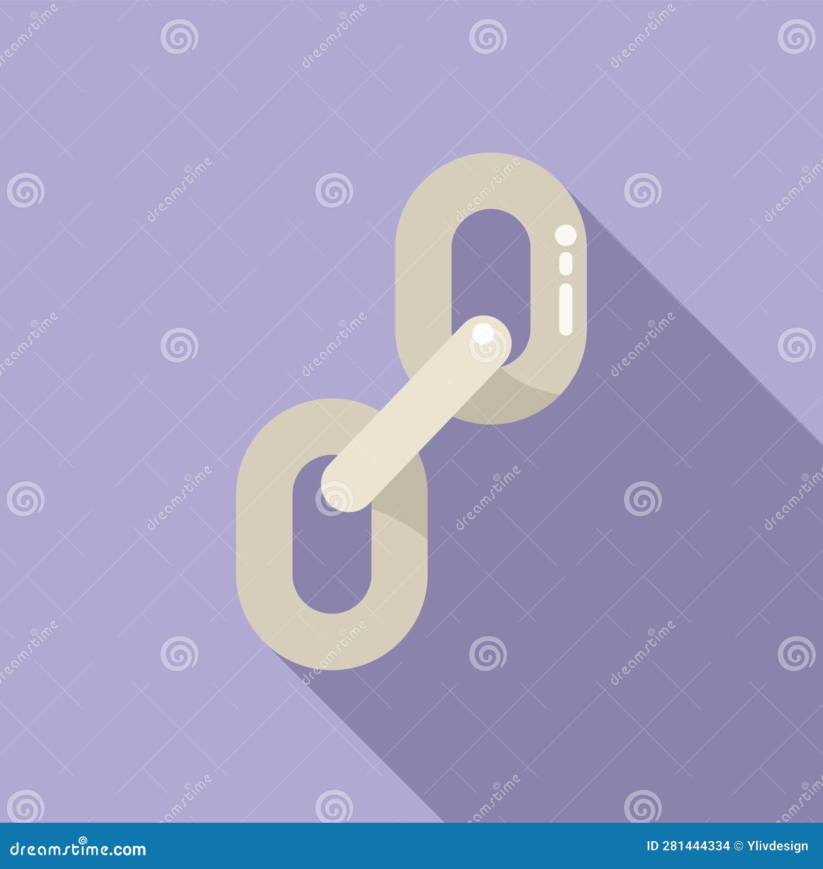 Computer Chain Icon Flat Vector. System Business Stock Illustration ...