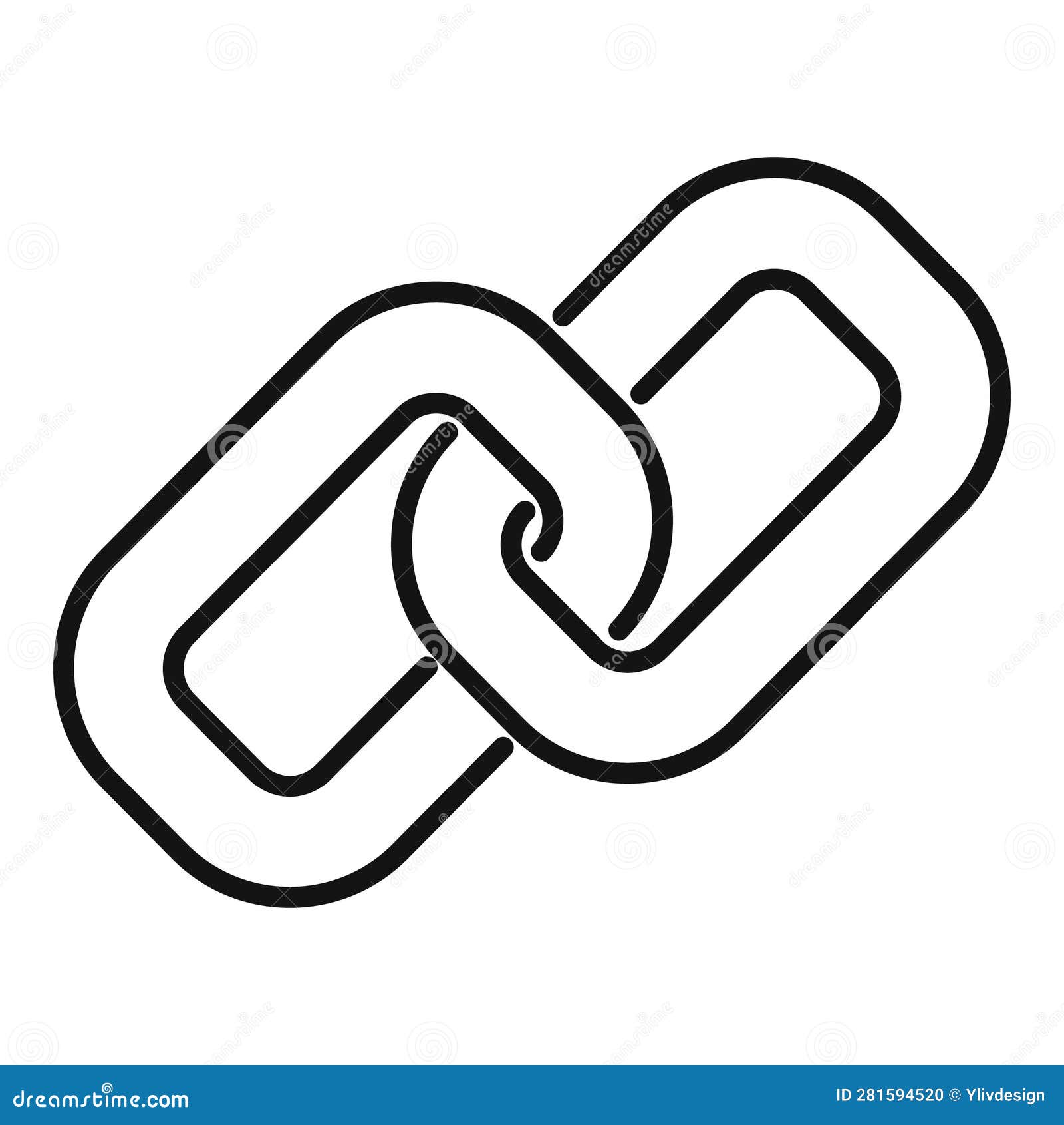 Computer Chain Icon Outline Vector. Frame Interface Stock Illustration ...