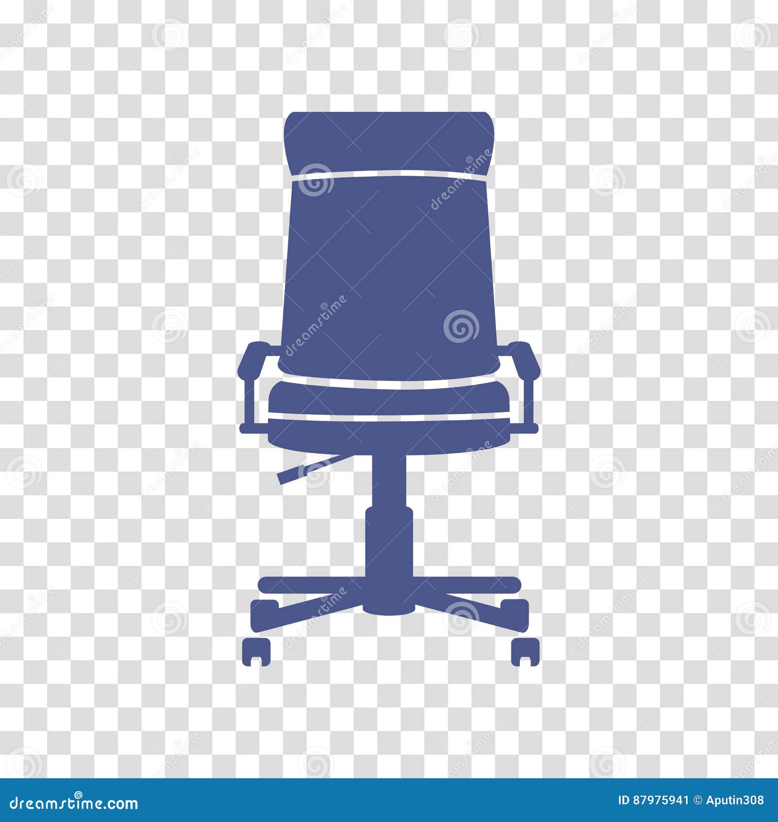 Computer chair icon vector stock vector. Illustration of symbol - 87975941