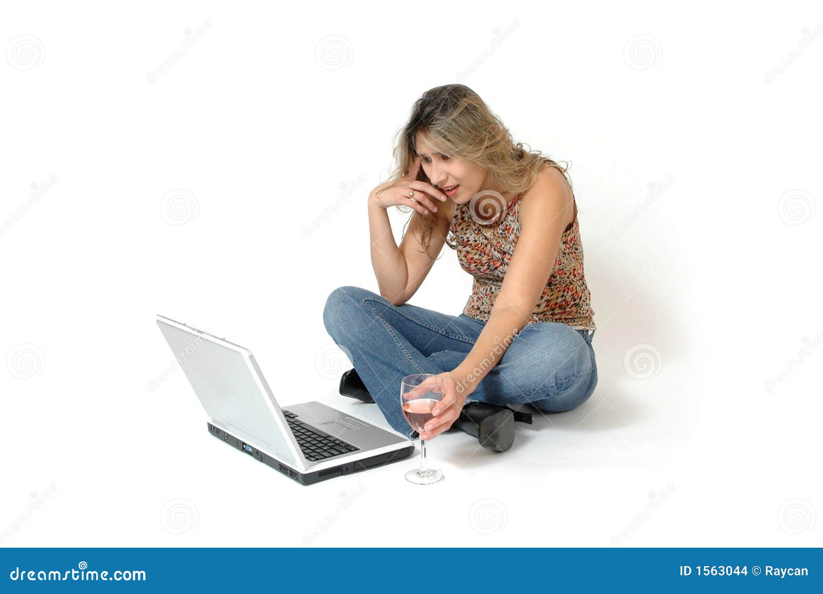 Computer Challenged stock photo. Image of drinking, comfort - 1563044