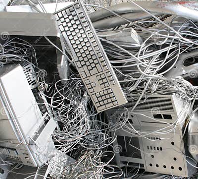 Computer chaos stock illustration. Illustration of computer - 3819179