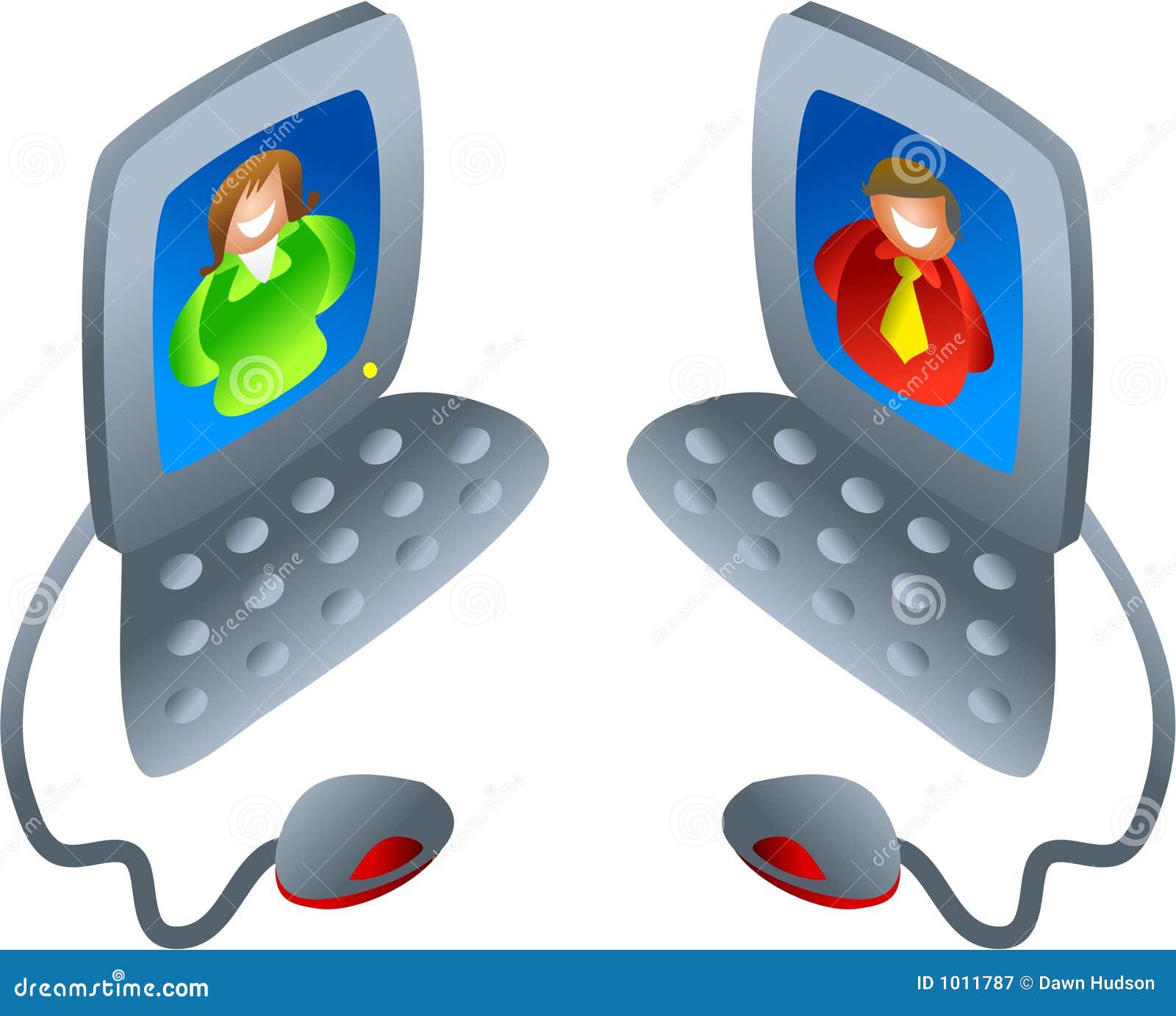 Computer chat stock illustration. Illustration of icons - 1011787
