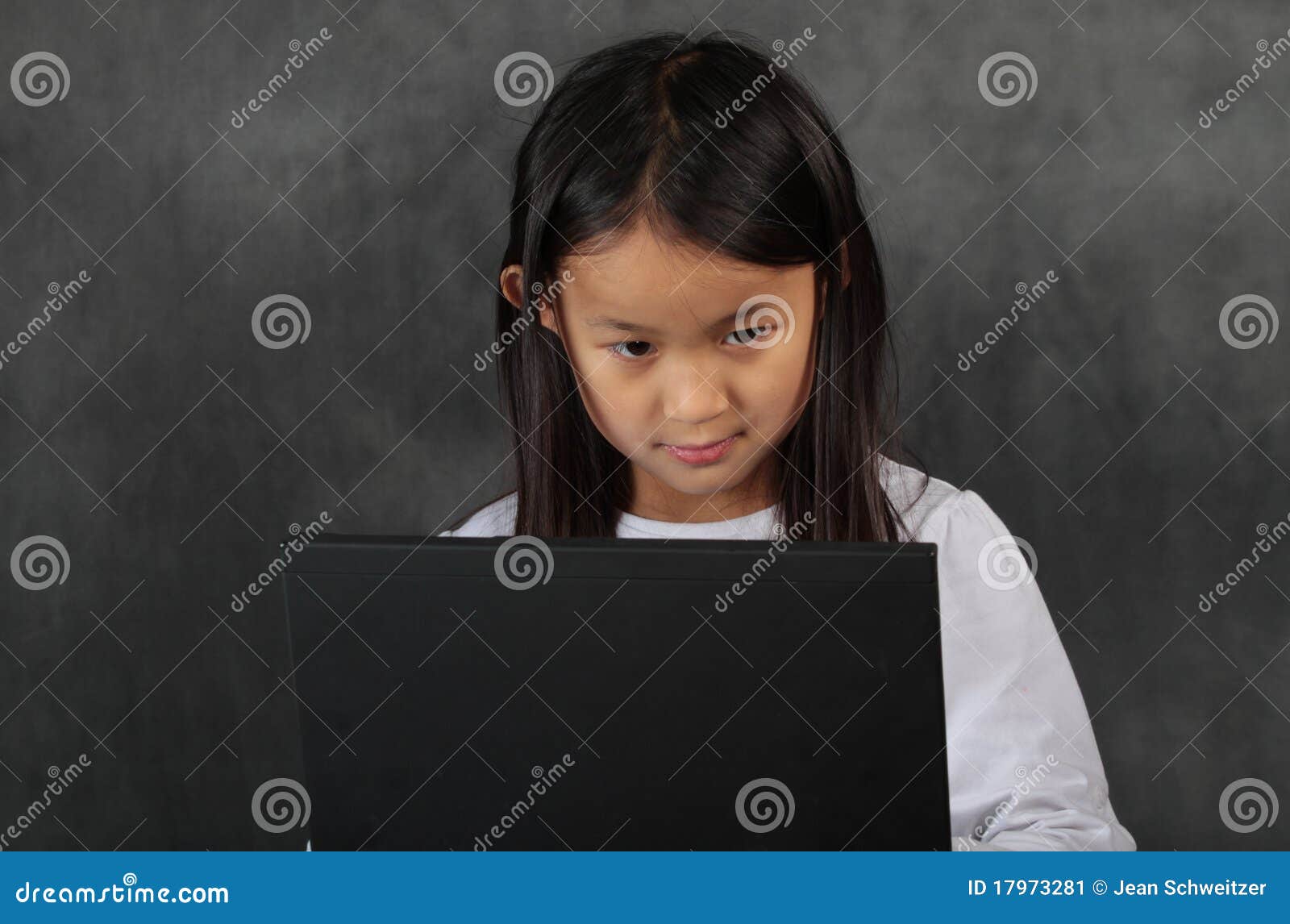 Computer child stock image. Image of youngster, work - 17973281