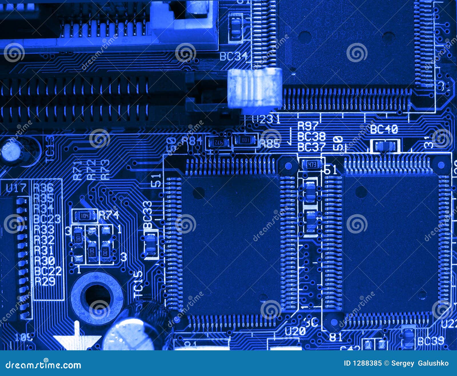 The Computer Chip Royalty Free Stock Photo - Image: 1288385 The Computer Chip Royalty Free Stock Photo - Image: 1288385