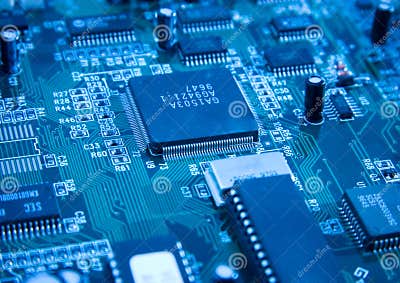 Computer chip stock photo. Image of manufacturable, microcircuitry ...