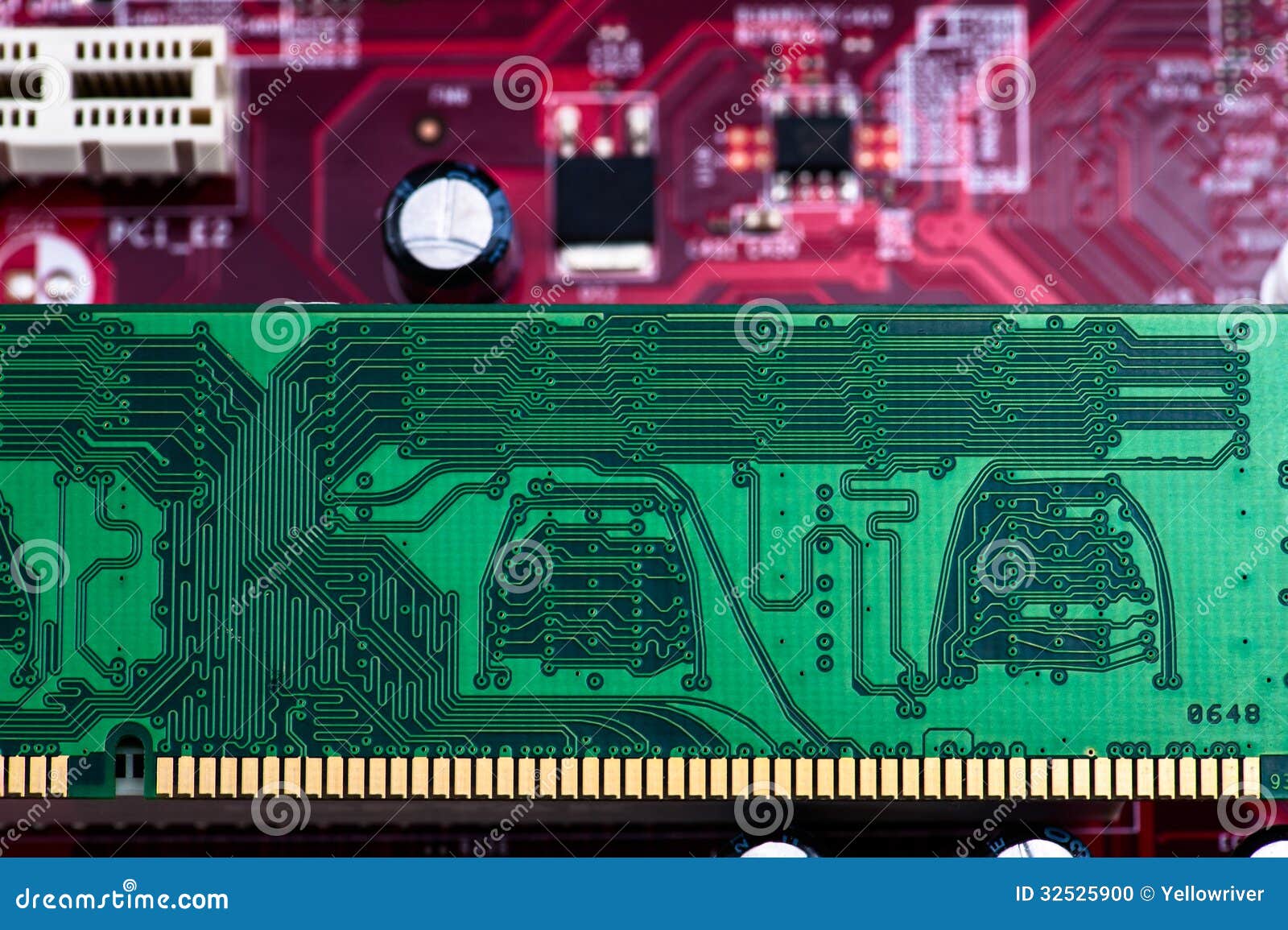 Computer chip board stock photo. Image of electronics - 32525900