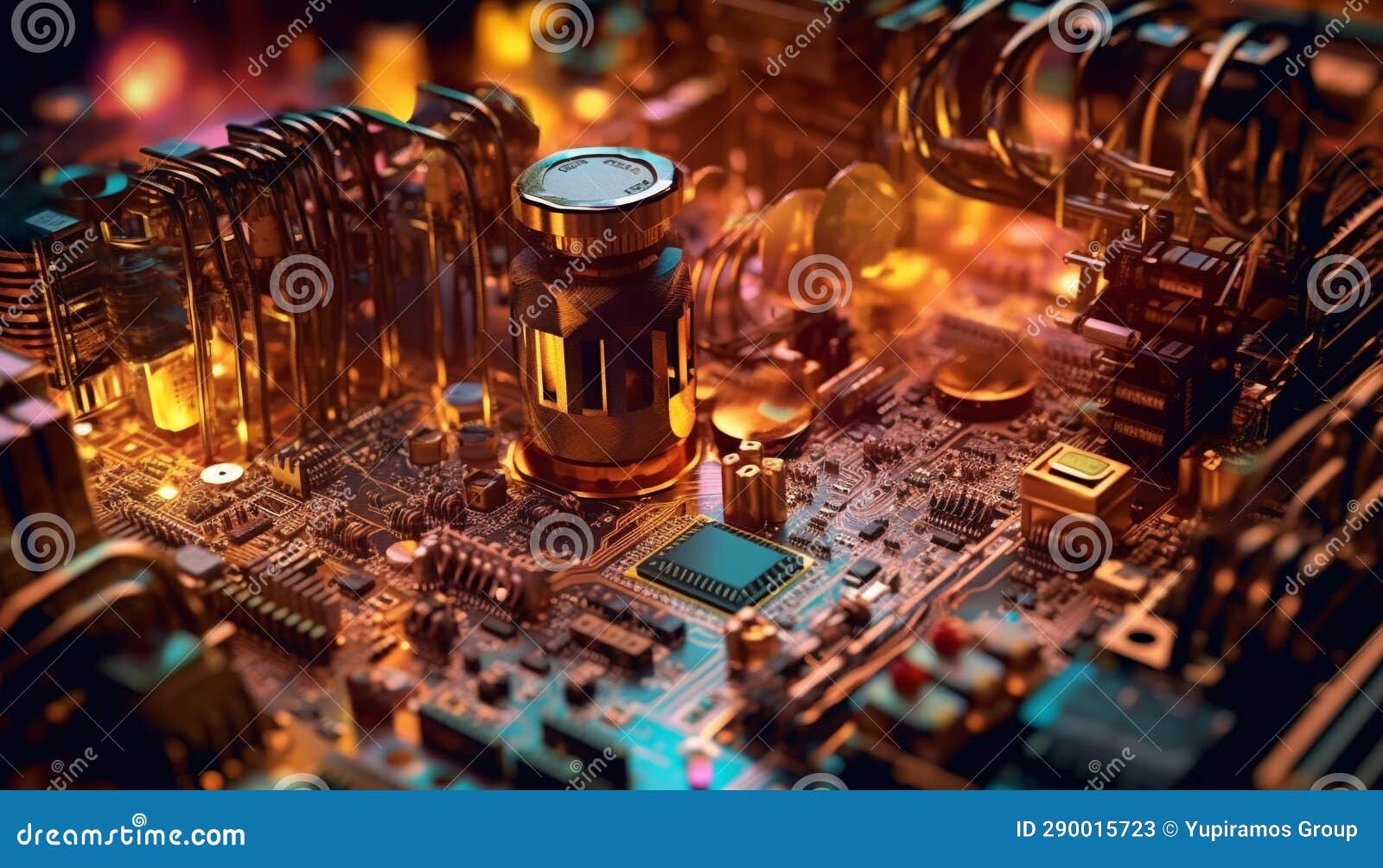Computer Chip, Circuit Board, Semiconductor, Electrical Component ...