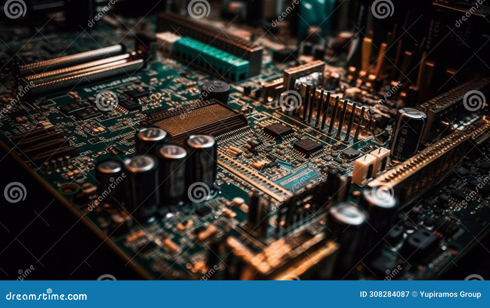 Computer Chip, Circuit Board, Semiconductor, Electrical Component ...