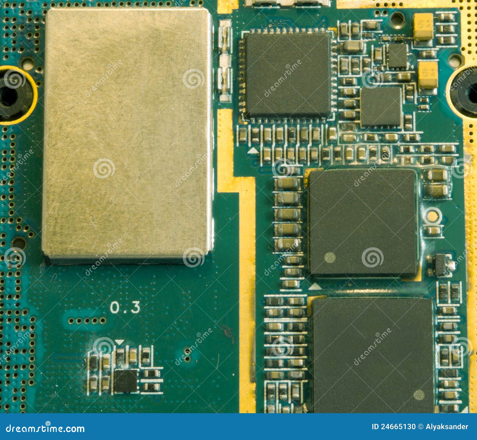 The computer chip close up stock photo. Image of macro - 24665130