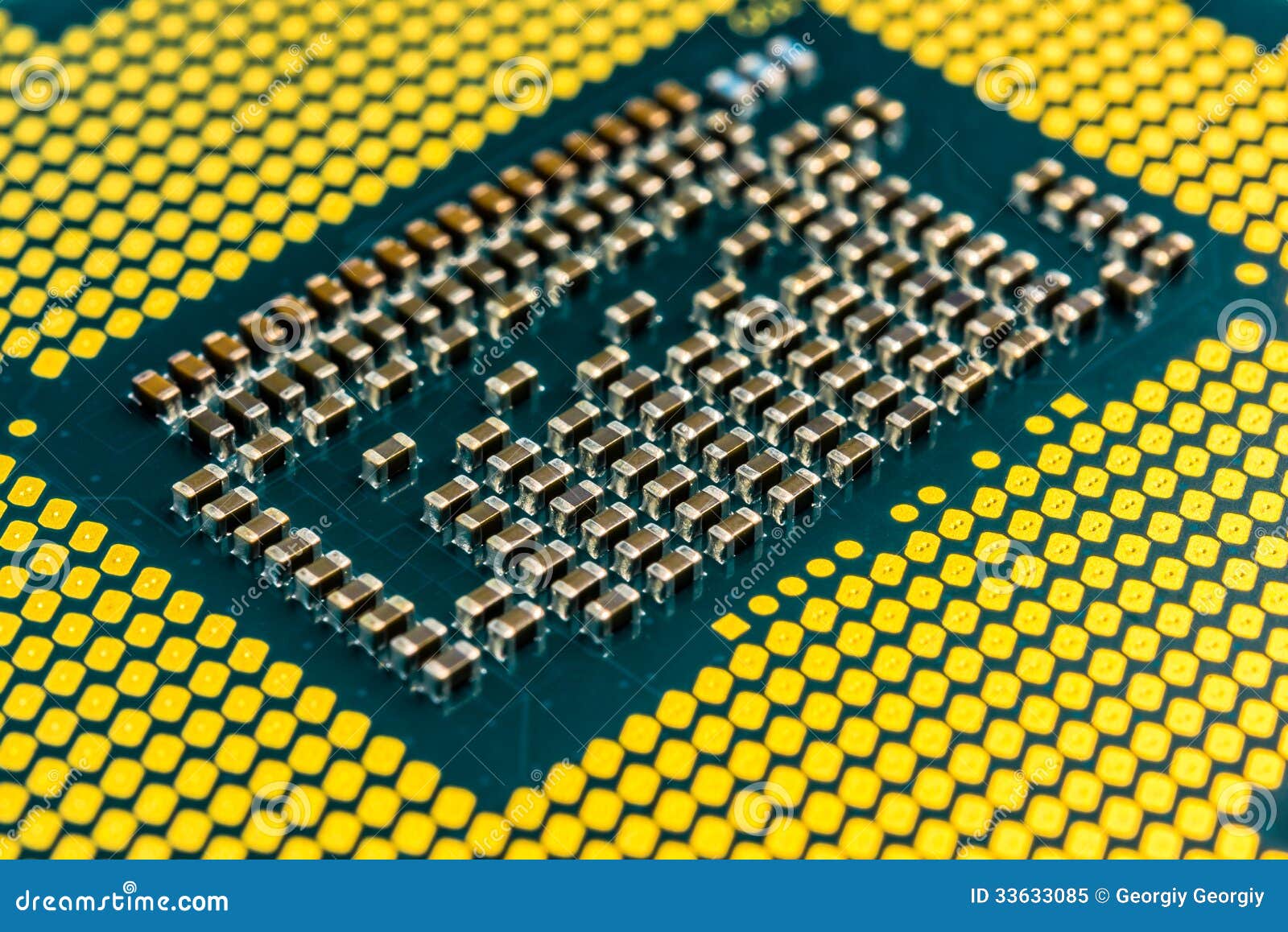 Computer chip close-up stock image. Image of abstract - 33633085