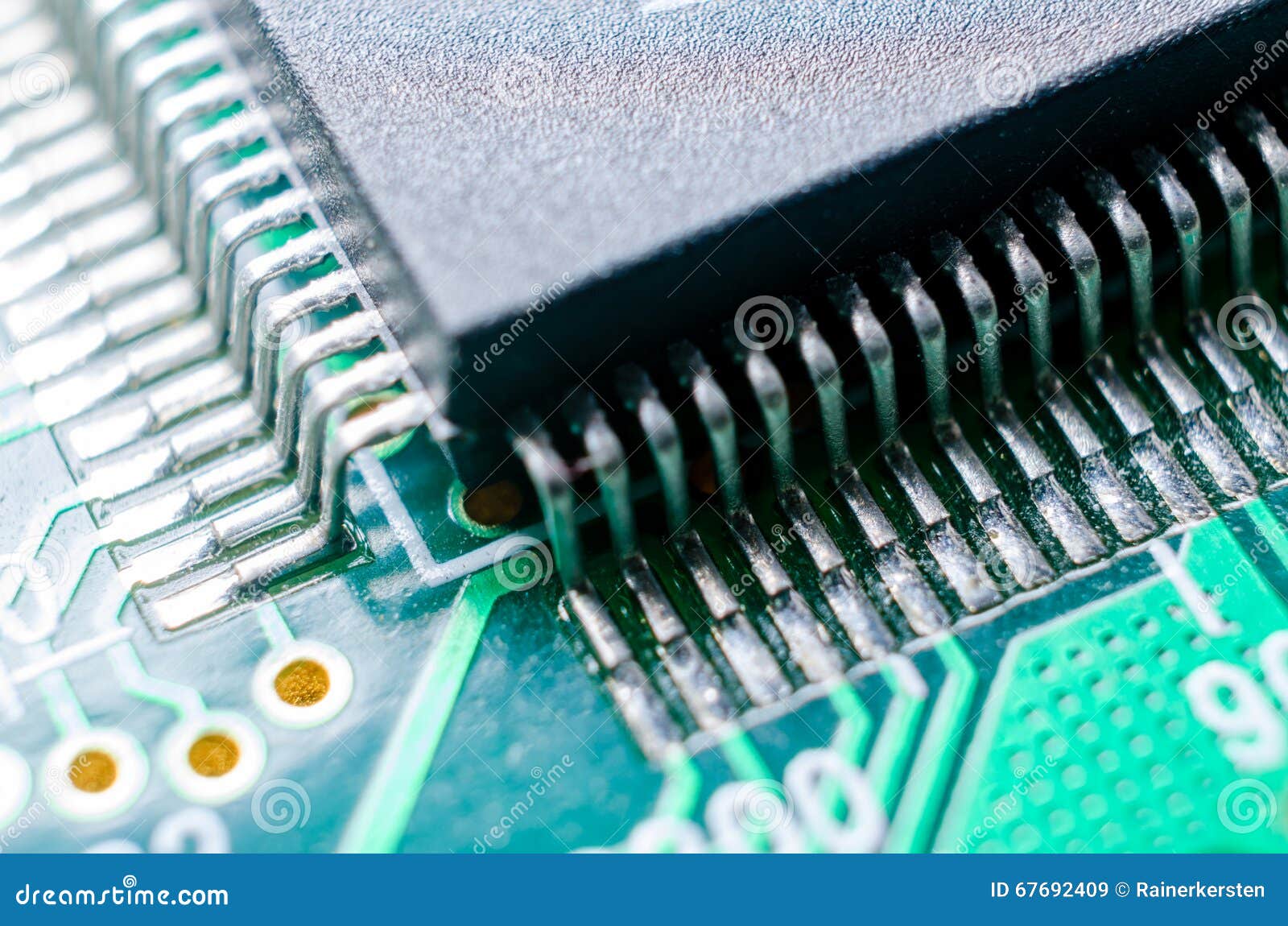Computer Chip stock image. Image of detail, diode, electronic - 67692409