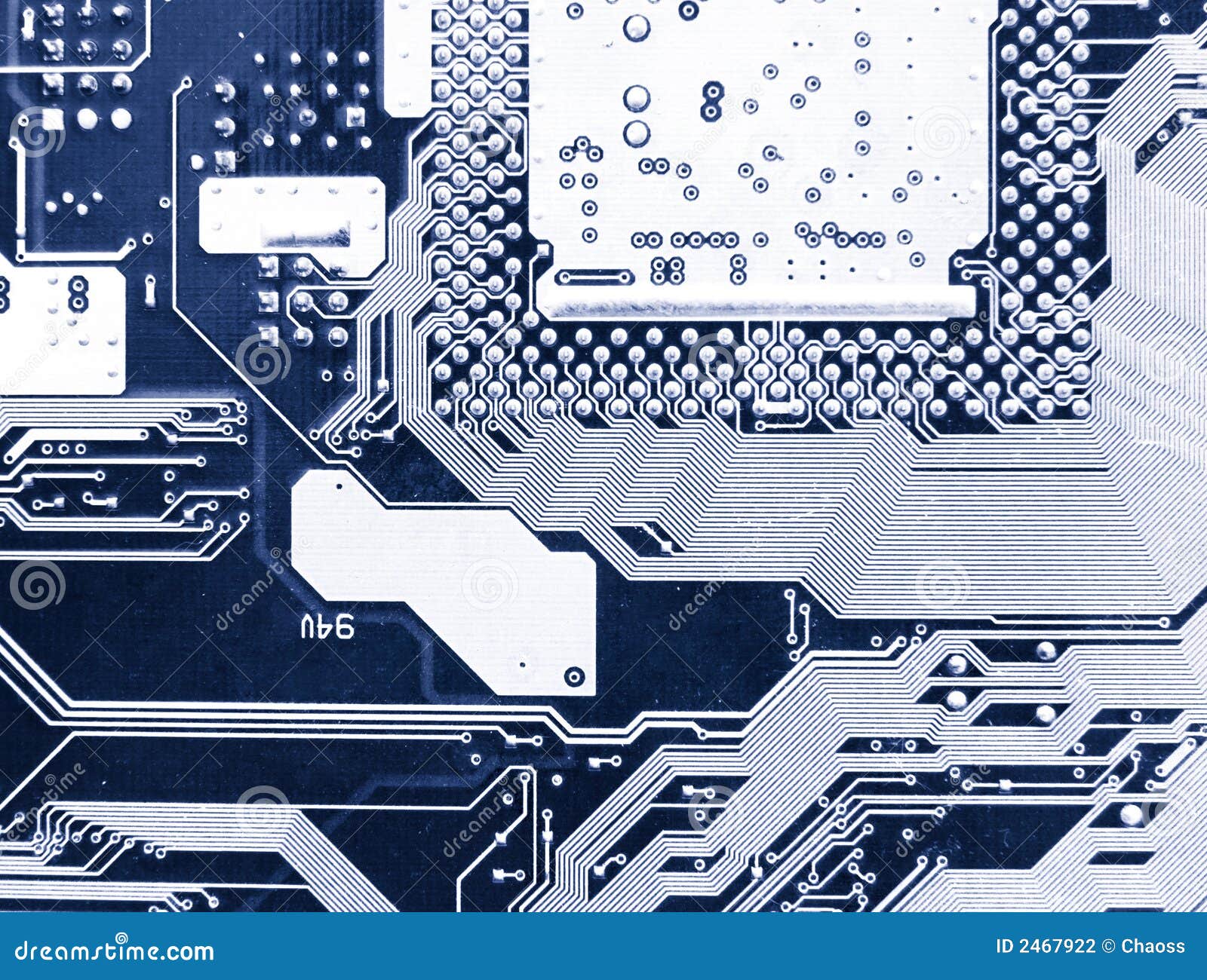 Computer chip close view stock photo. Image of complicacy - 2467922