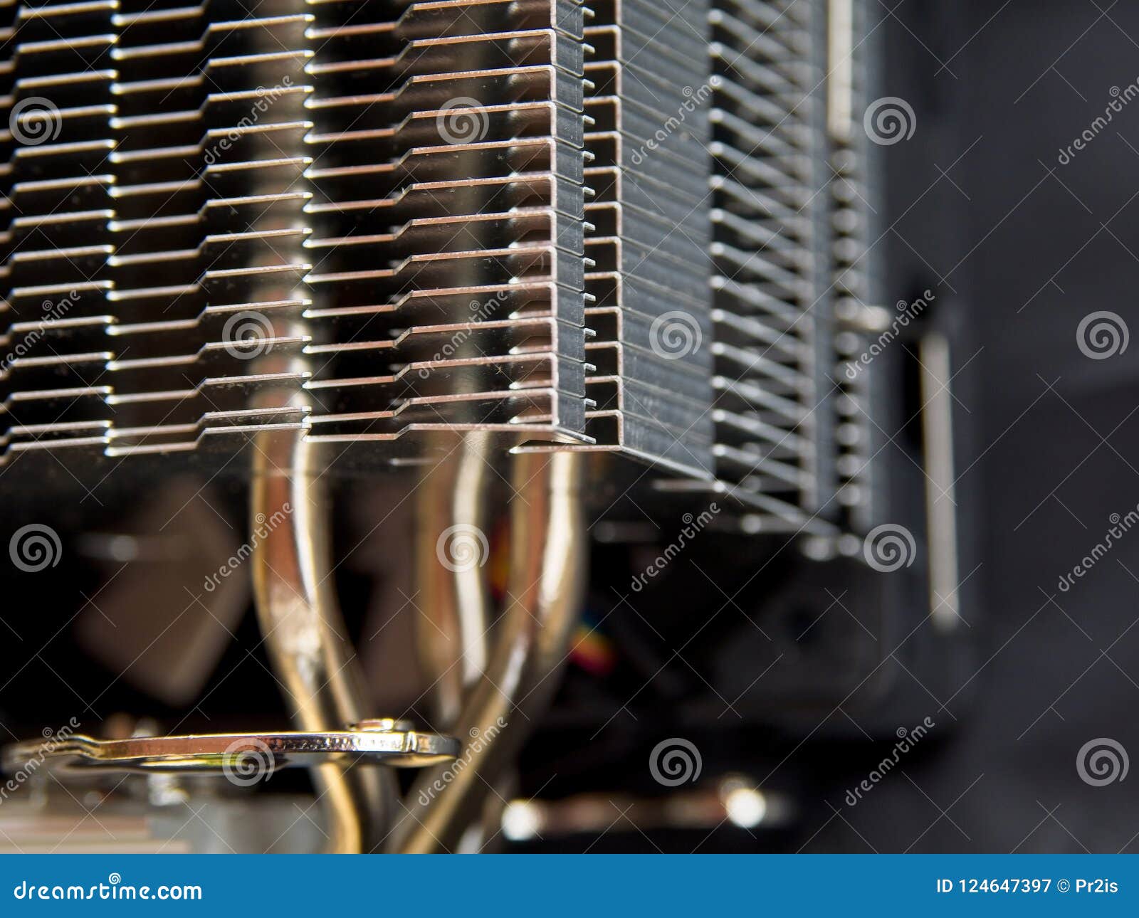 Computer chip cooling fan stock image. Image of ventilate - 124647397