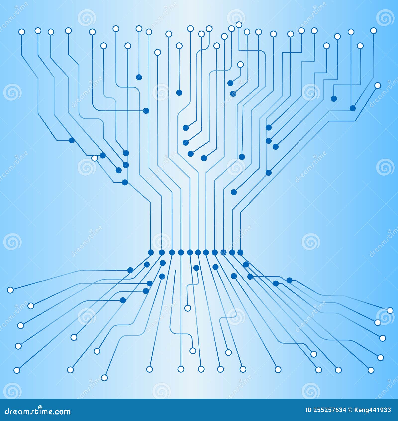 Computer Chip Electronic Circuit Board Vector for Technology and ...