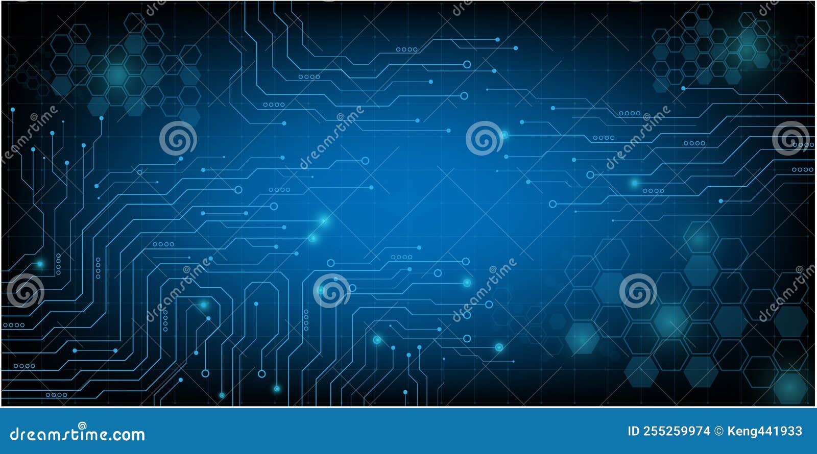 Computer Chip Electronic Circuit Board Vector for Technology and ...