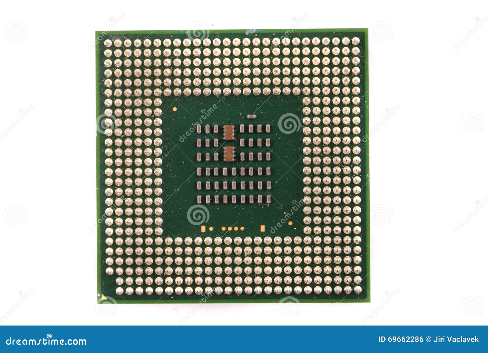 Computer chip isolated stock photo. Image of electronic - 69662286