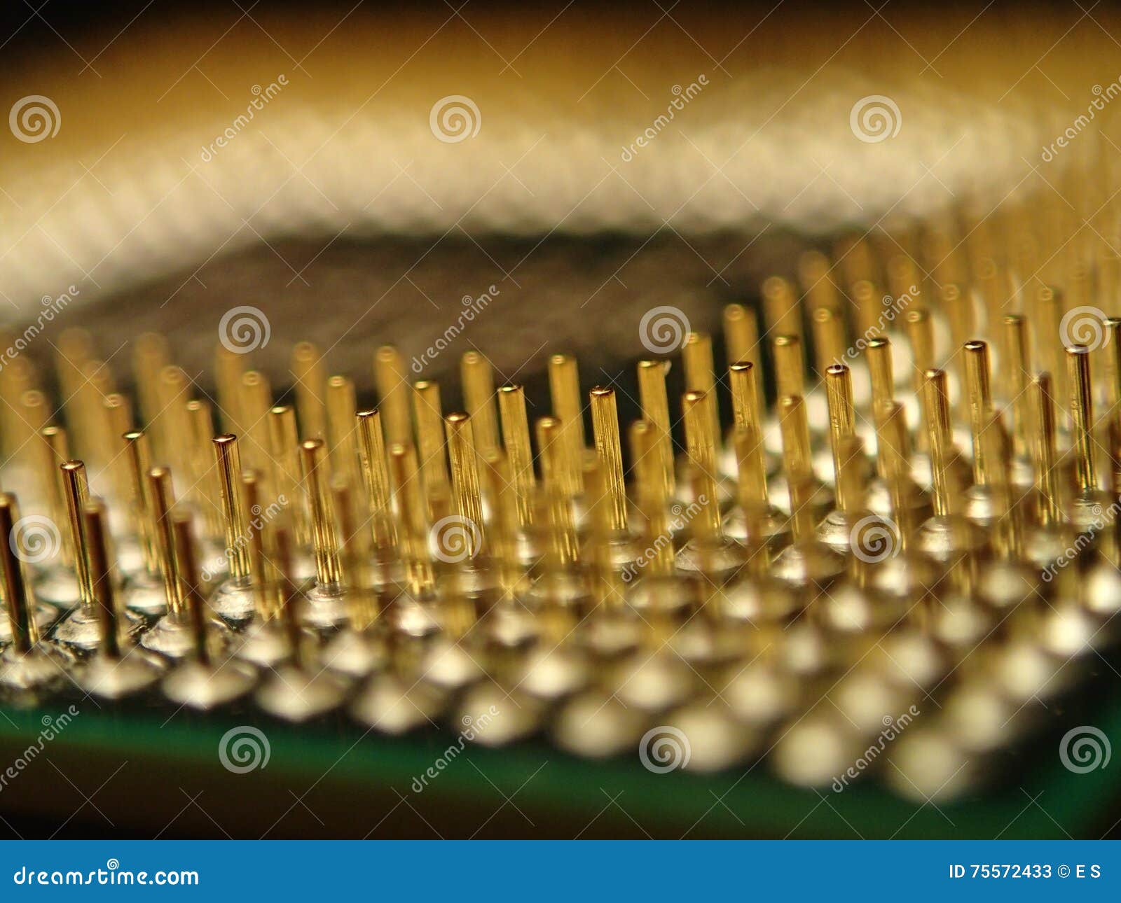 Computer Chip Pins stock image. Image of byte, information - 75572433