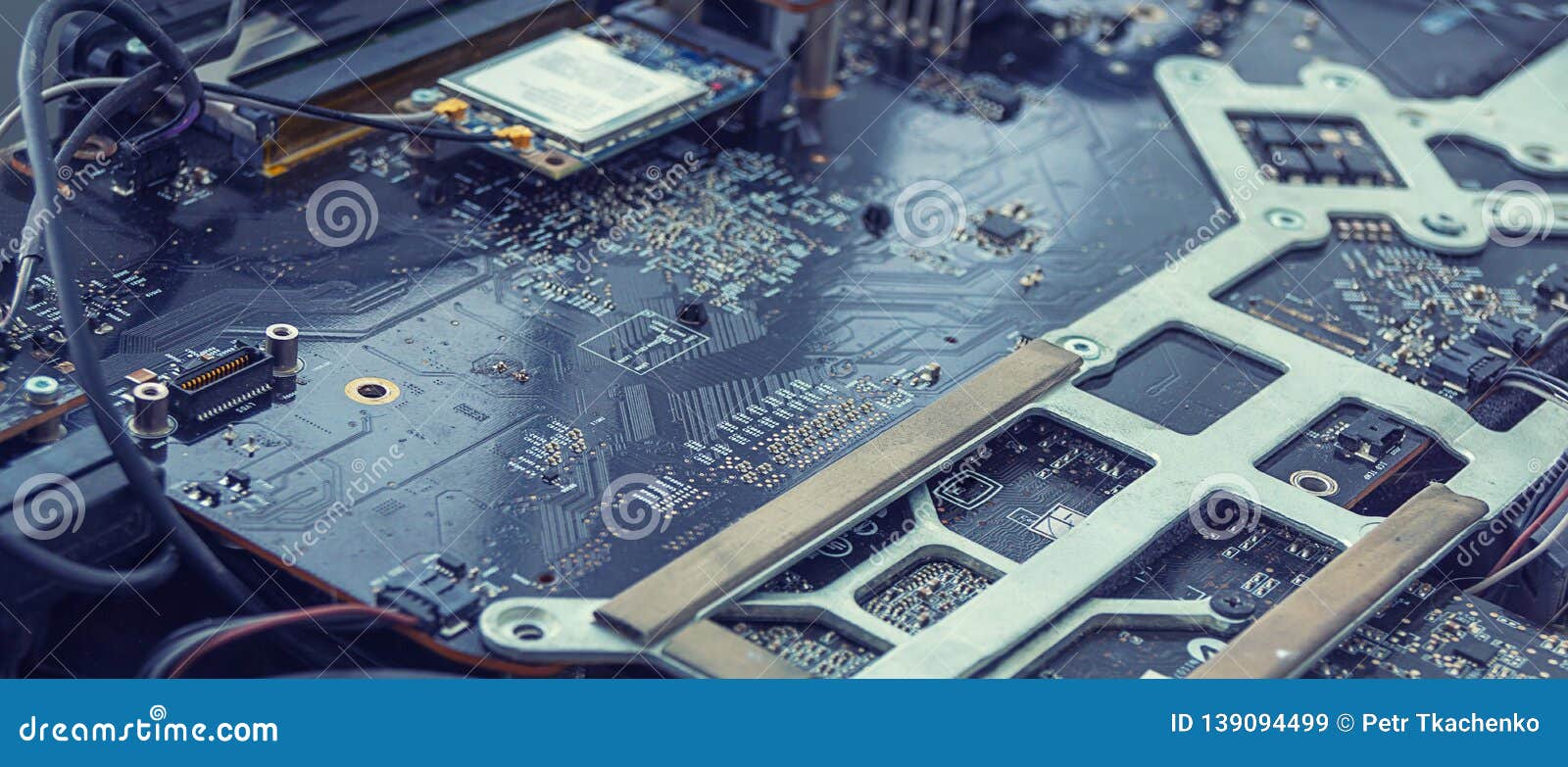 Computer Chip, Repair and Soldering of the Scheme Stock Image - Image ...