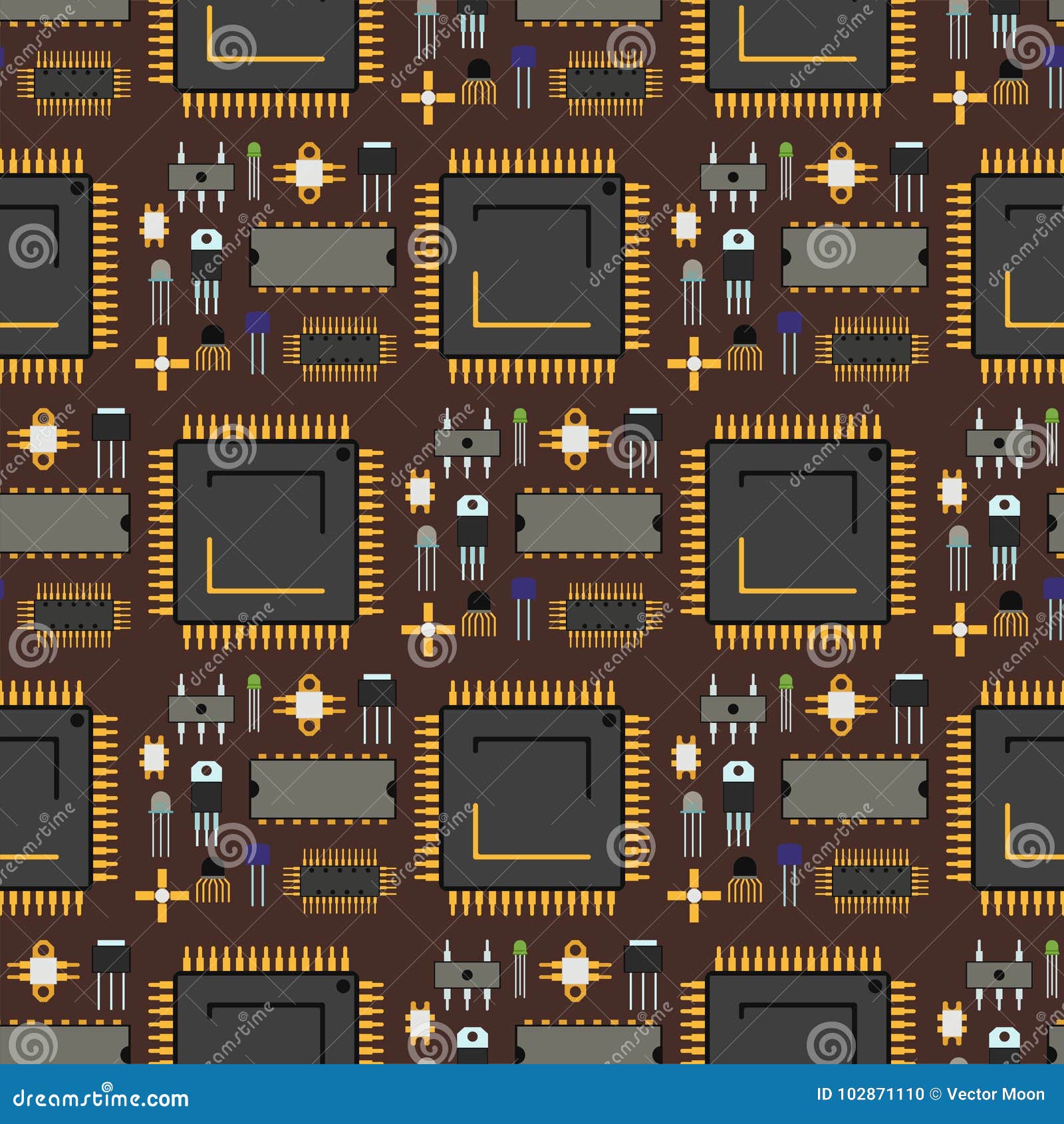 Computer Chip Technology Processor Circuit Motherboard Information ...