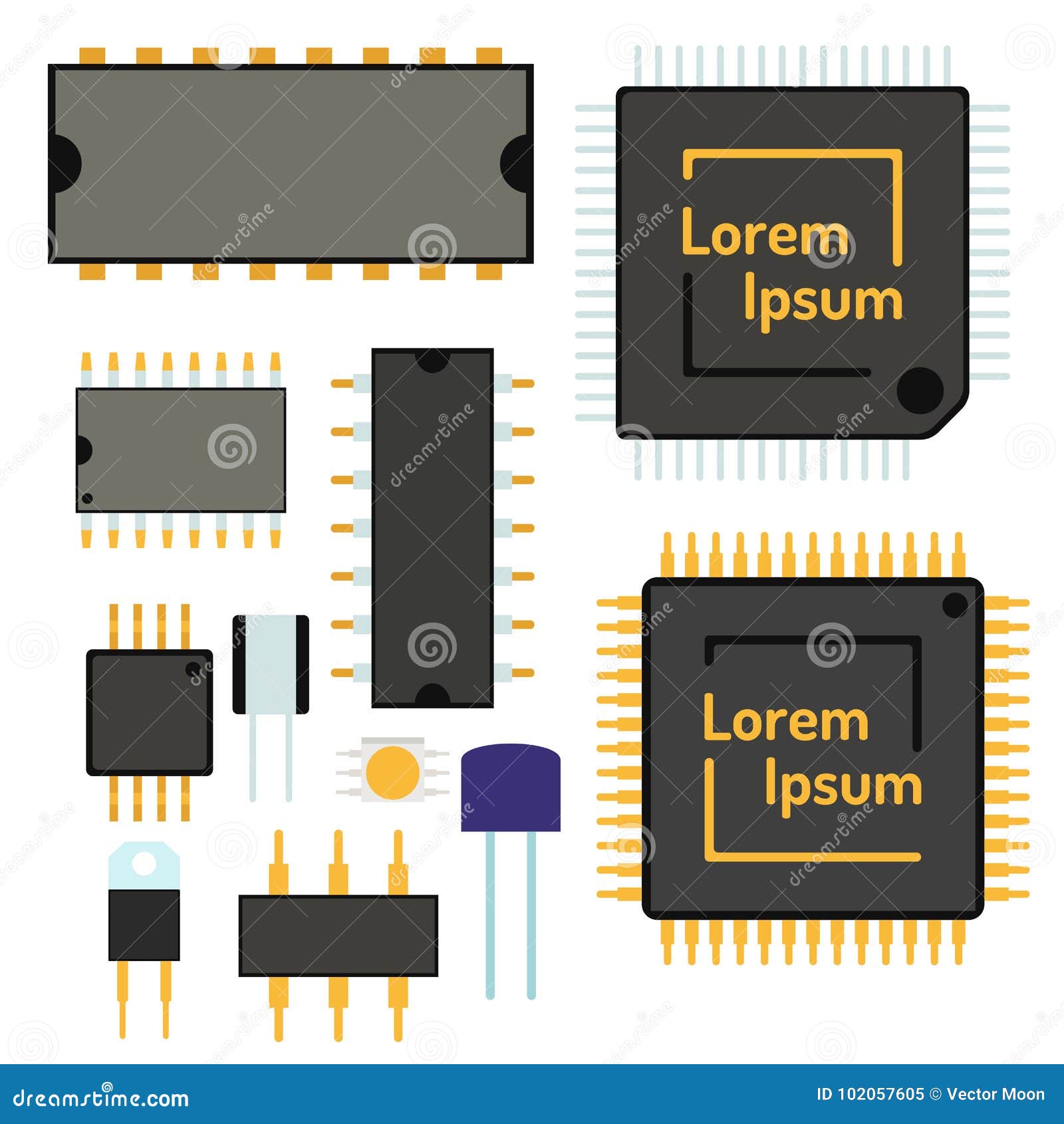 Computer Chip Technology Processor Circuit Motherboard Information ...