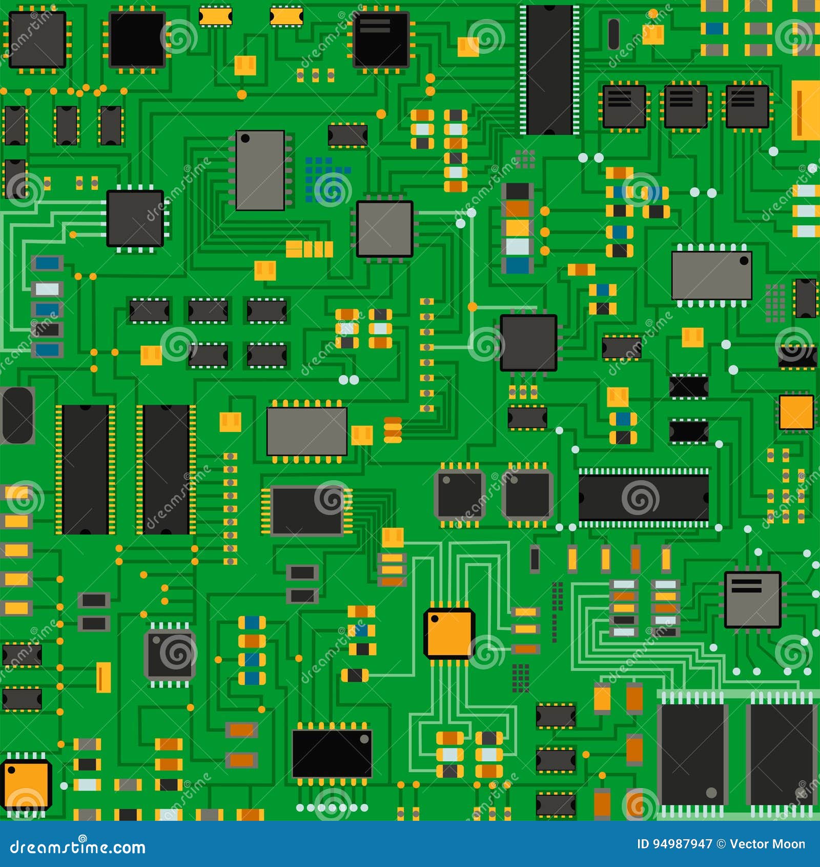 Computer Chip Technology Processor Circuit Motherboard Information ...