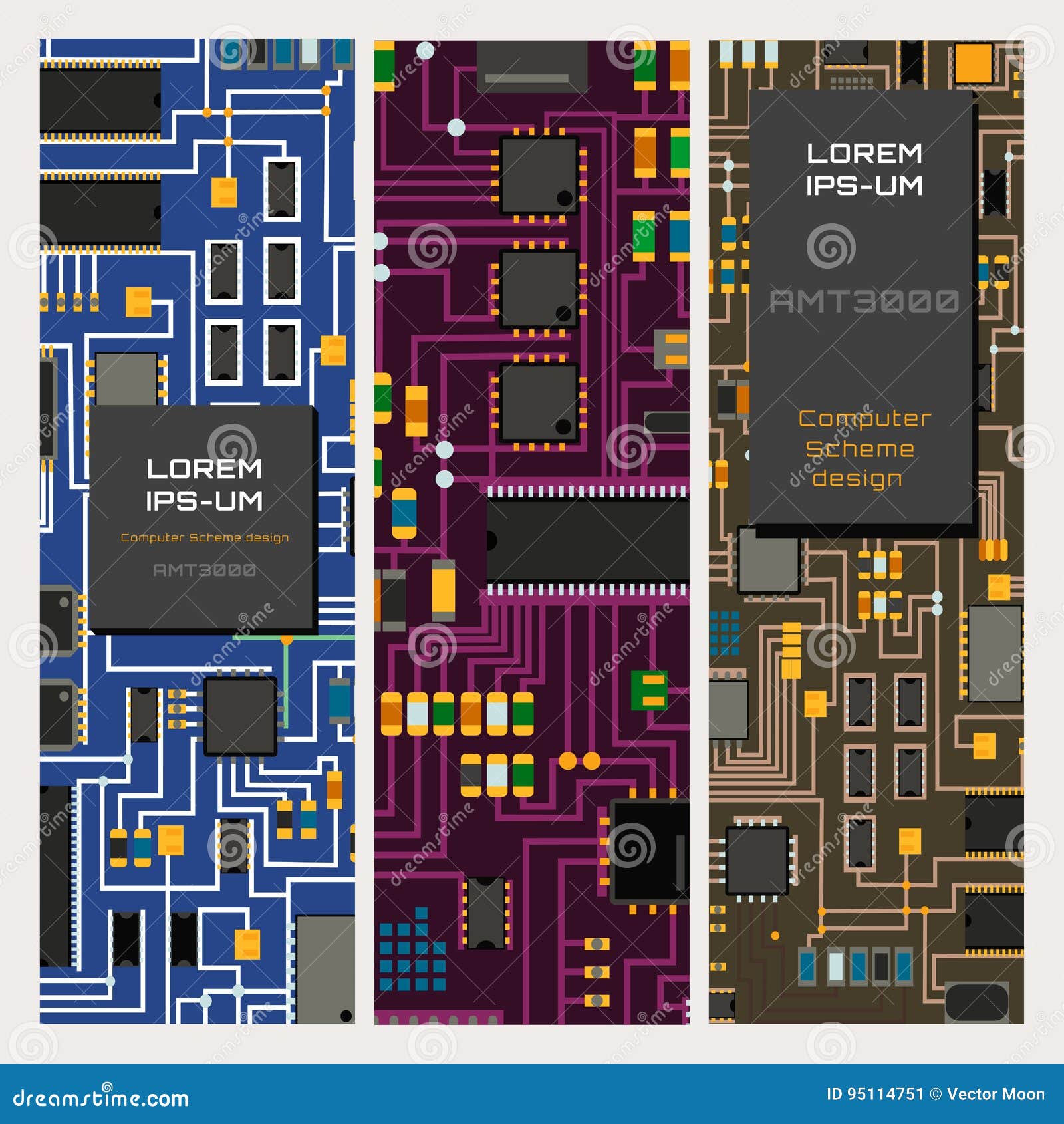 Computer Chip Technology Processor Circuit Motherboard Information ...