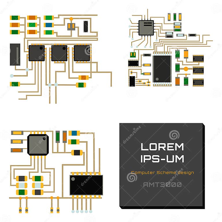 Computer Chip Technology Processor Circuit Motherboard Information ...