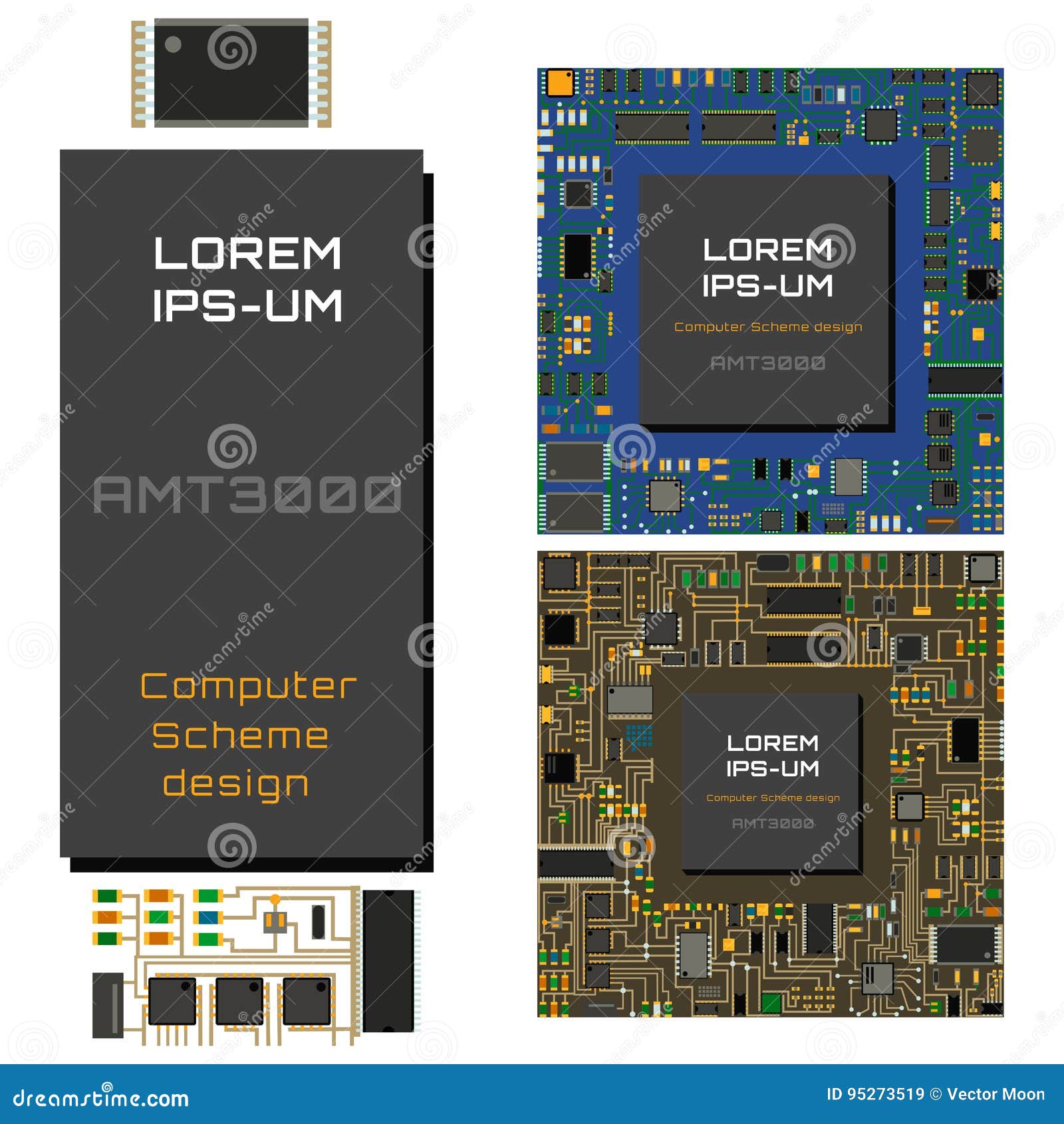 Computer Chip Technology Processor Circuit Motherboard Information ...