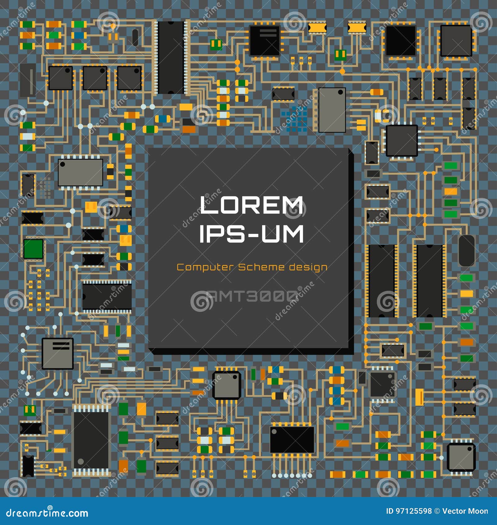 Computer Chip Technology Processor Circuit Motherboard Information ...
