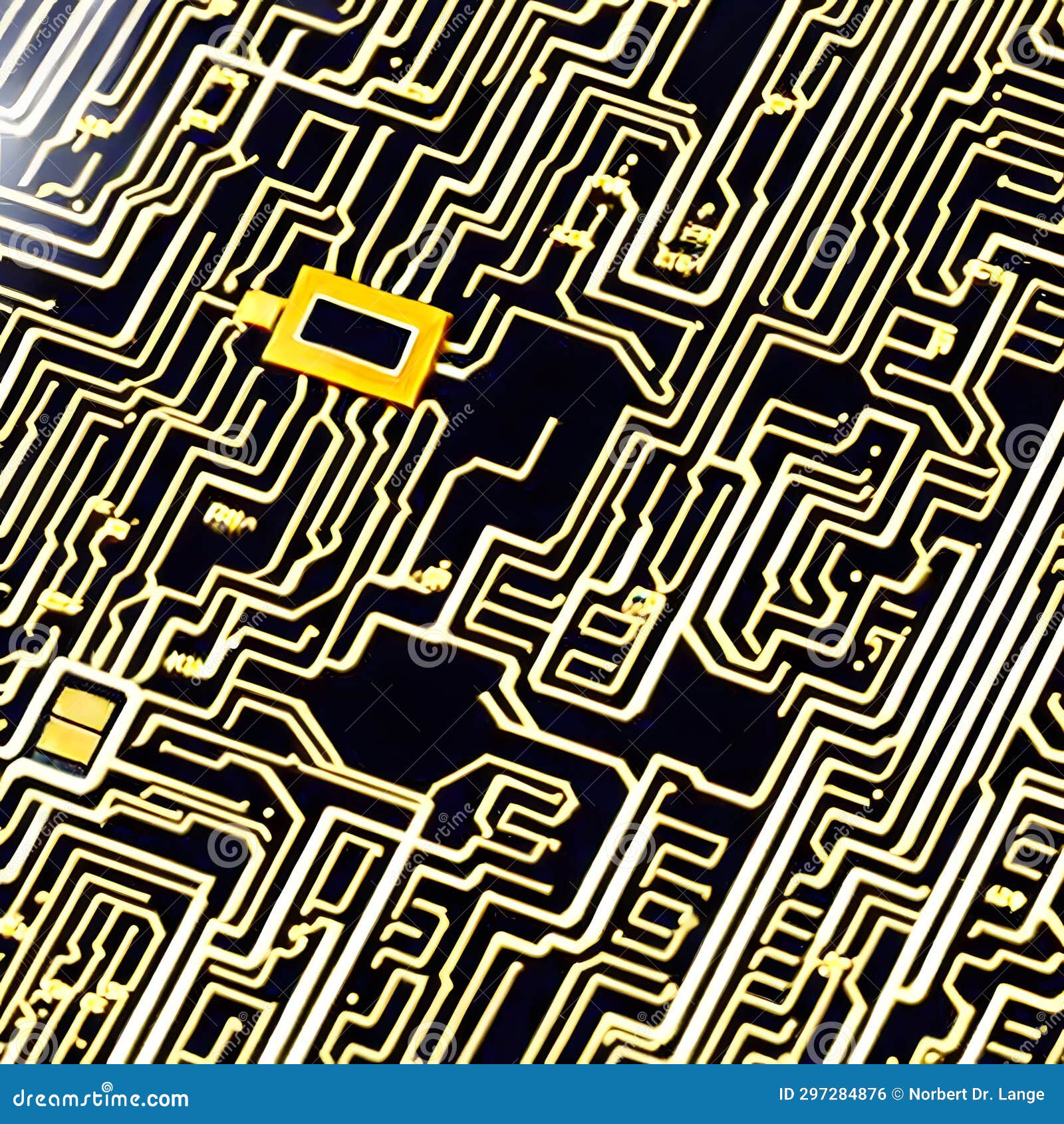 Computer Chips, AI-generatet Stock Illustration - Illustration of ...