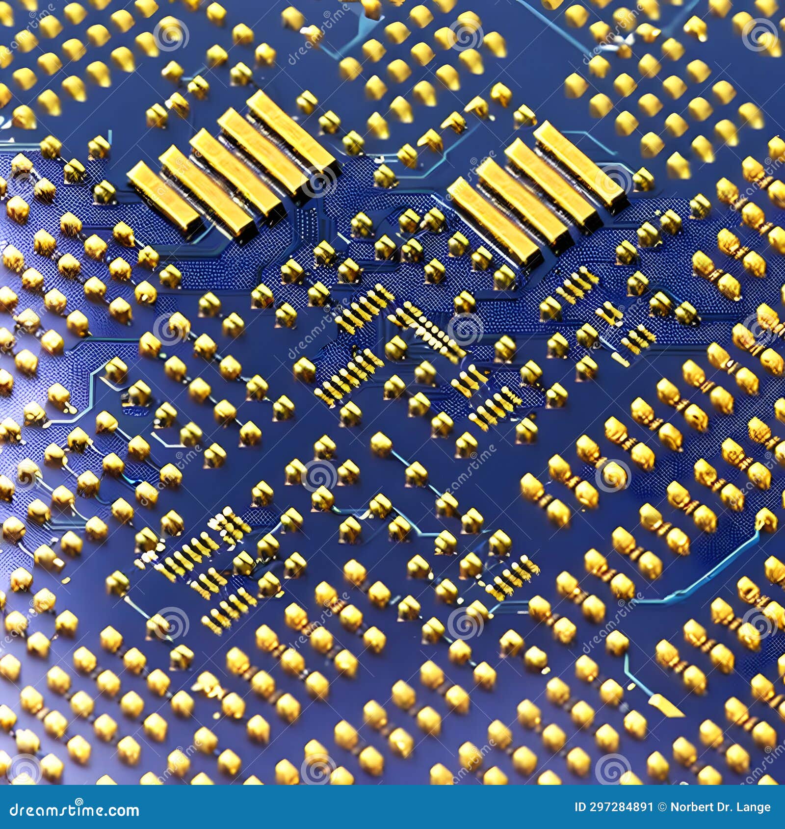 Computer Chips, AI-generatet Stock Illustration - Illustration of ...