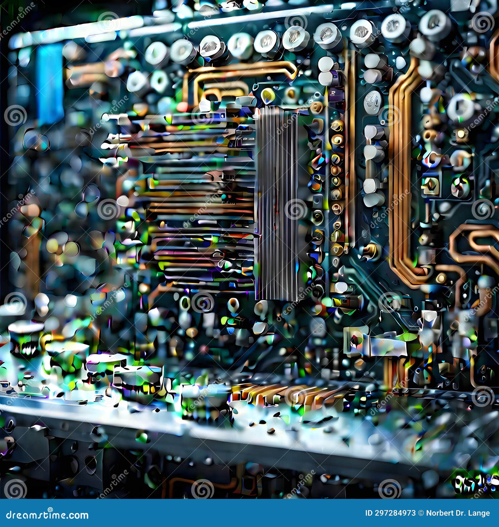 Computer Chips, AI-generatet Stock Image - Image of chips, conductor ...