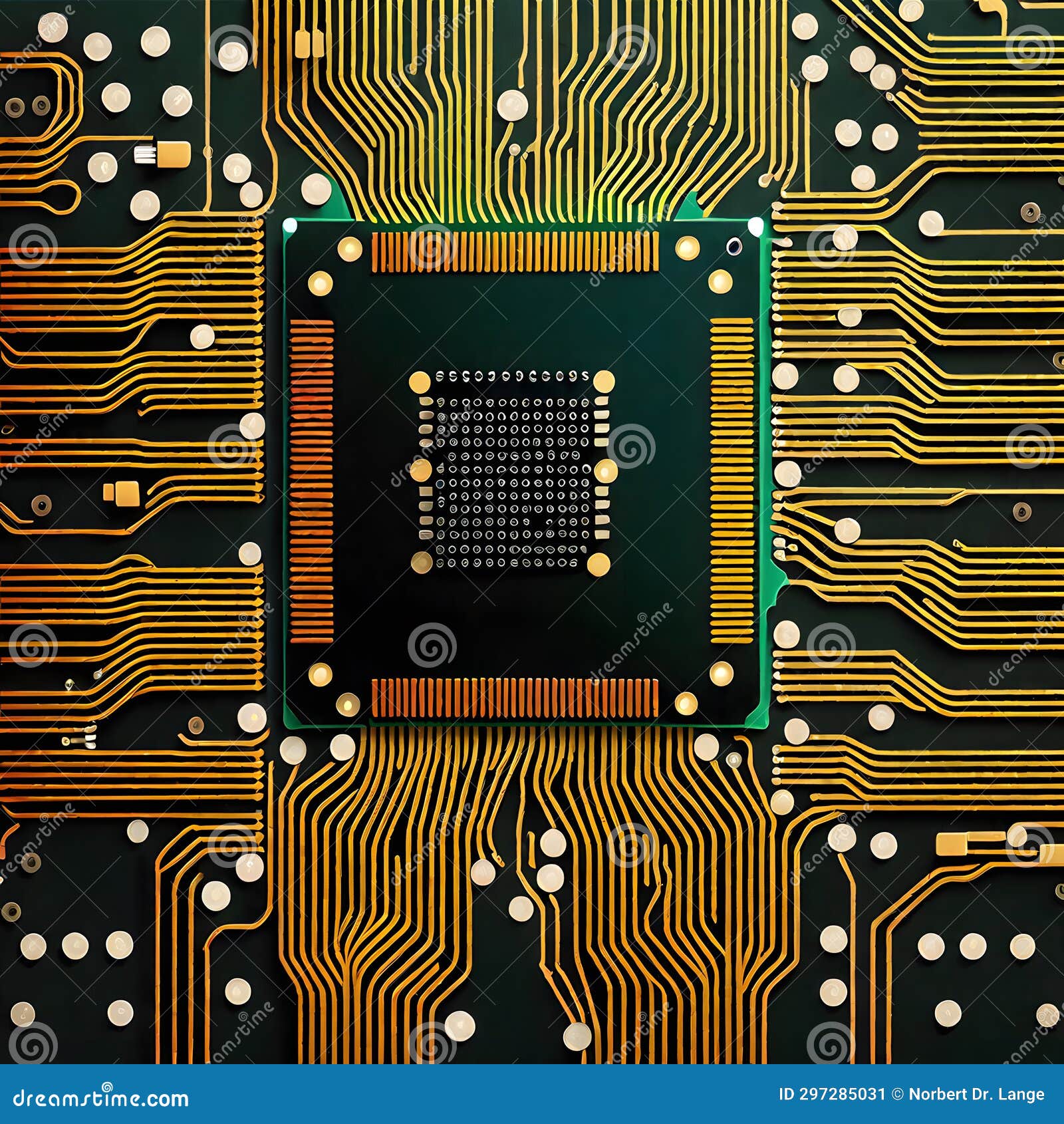 Computer Chips, AI-generatet Stock Image - Image of nanometer ...