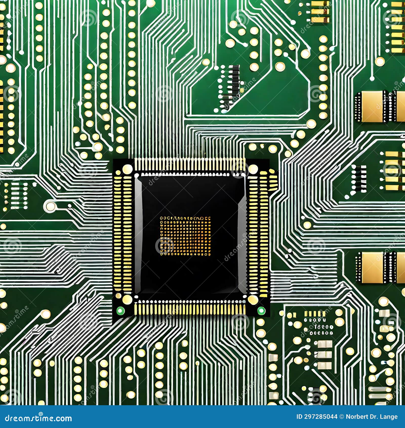 Computer Chips, AI-generatet Stock Photo - Image of technology, diodes ...