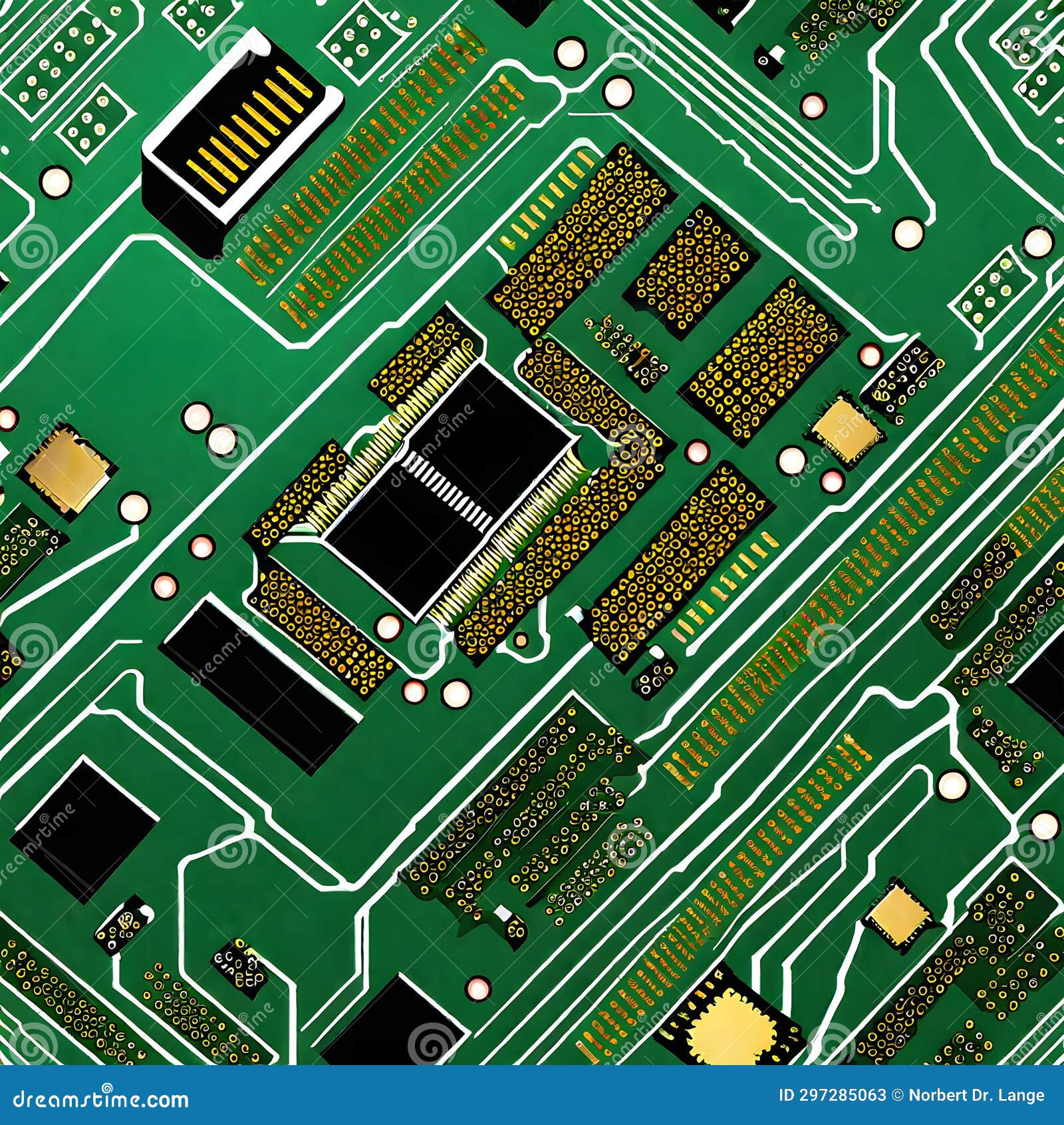 Computer Chips, AI-generatet Stock Image - Image of electronics, small ...