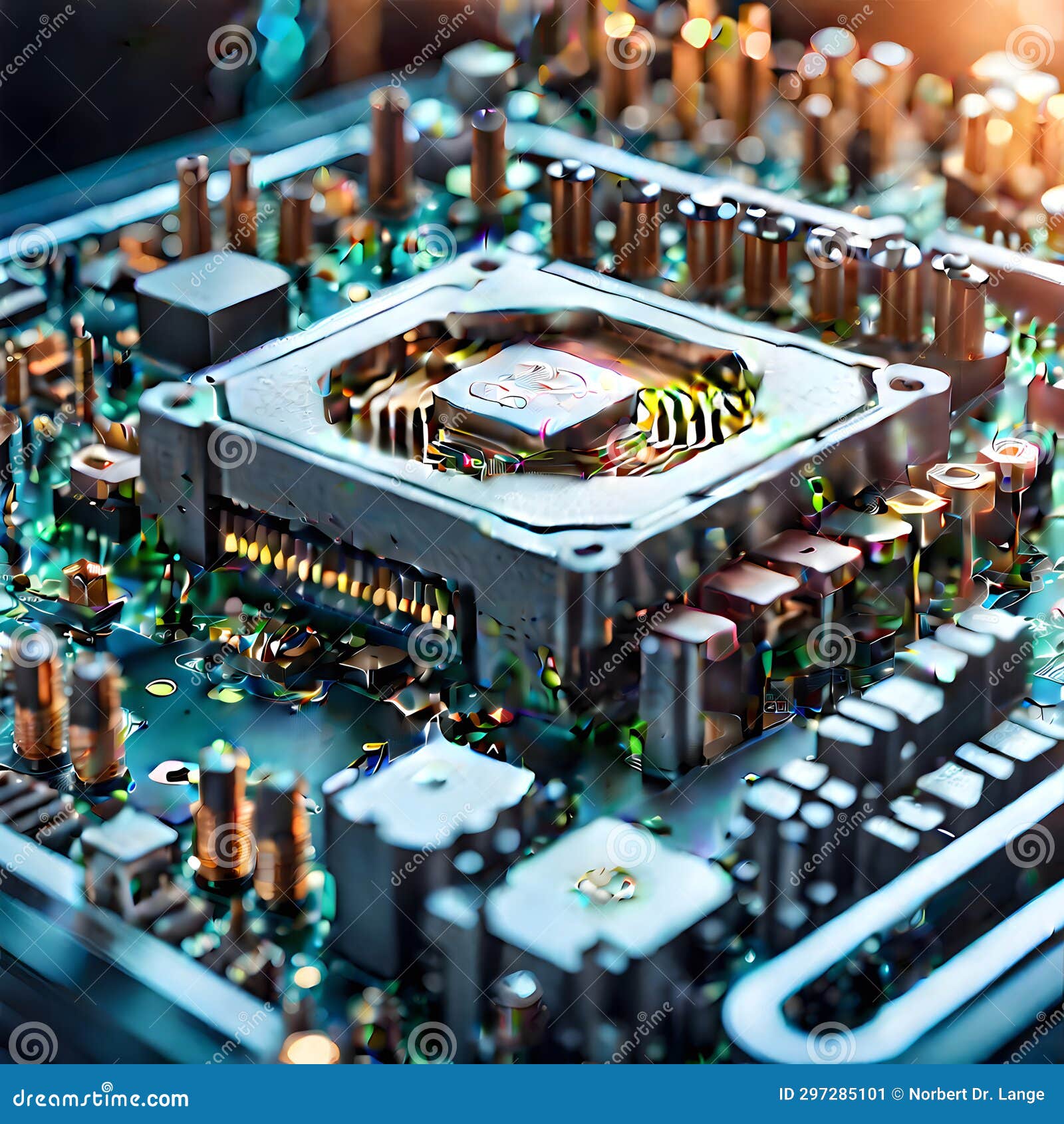 Computer Chips, AI-generatet Stock Image - Image of generatet ...