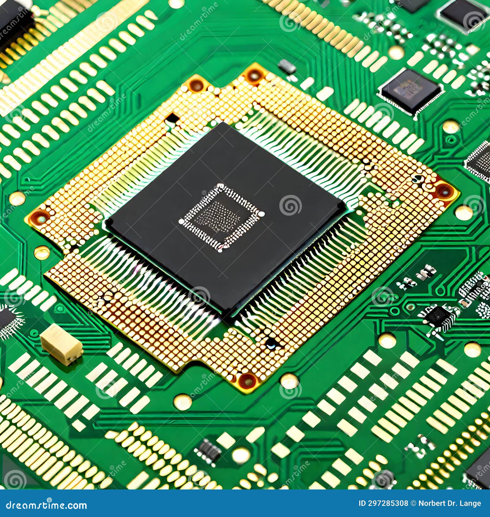 Computer Chips, AI-generatet Stock Photo - Image of computer ...