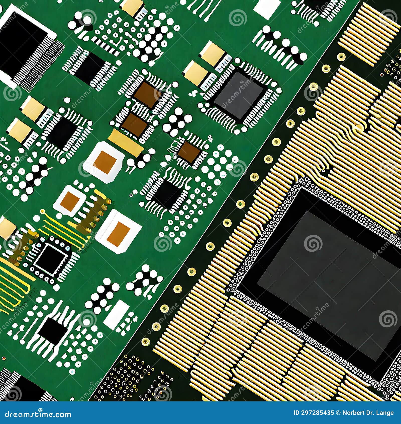 Computer Chips, AI-generatet Stock Illustration - Illustration of ...