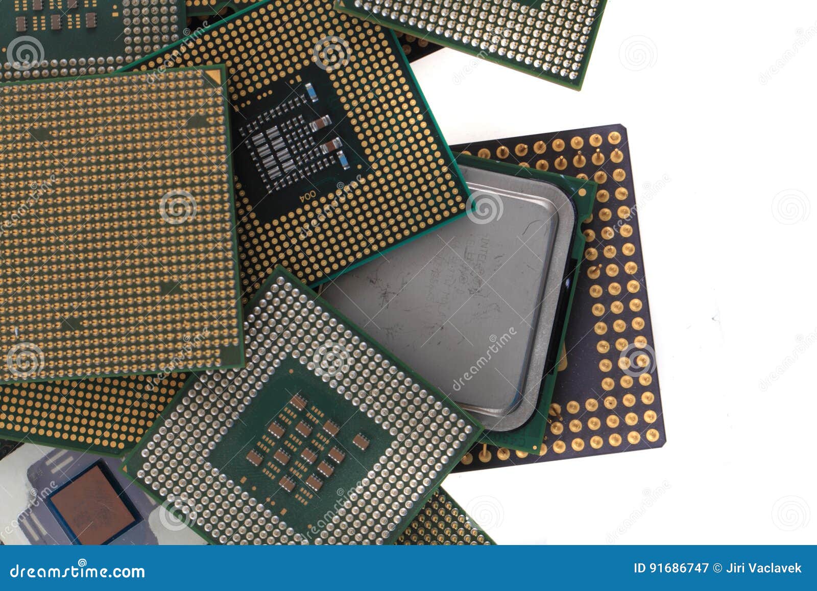 Computer Chips With Transistors Stock Image | CartoonDealer.com #194437777