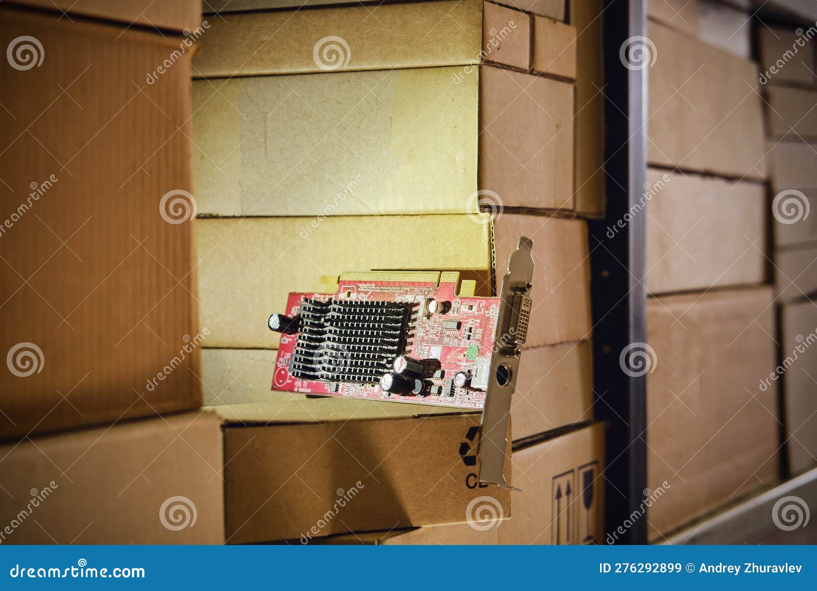 Warehouse Room Delivery Packages Arragement In The Expeditions Stock ...