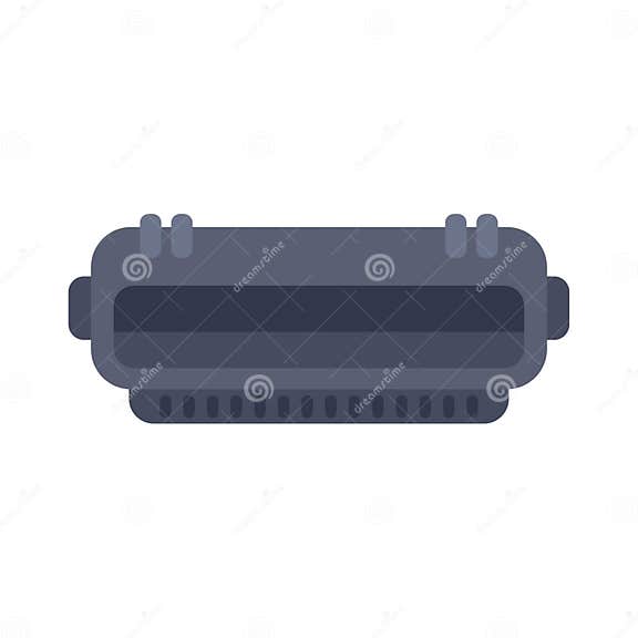 Computer Chipset Motherboard Component Icon Showing Microprocessor ...