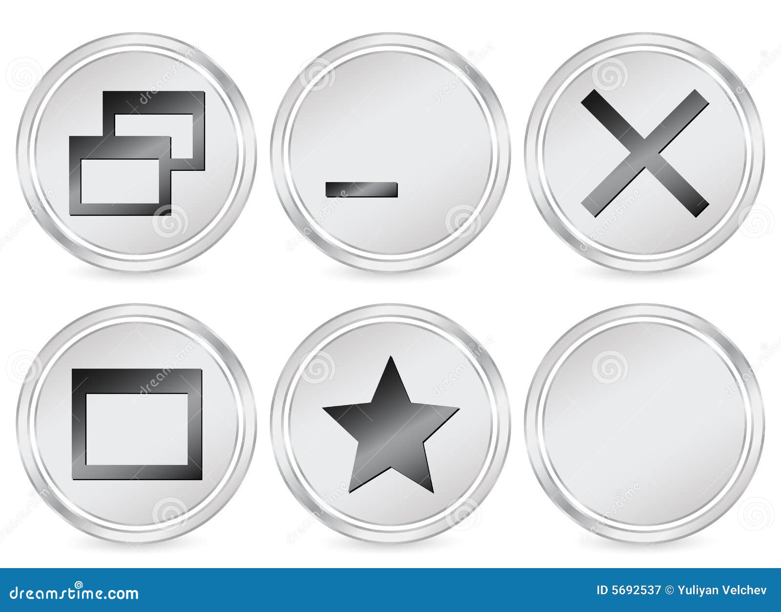 Computer circle icon stock vector. Illustration of symbol - 5692537