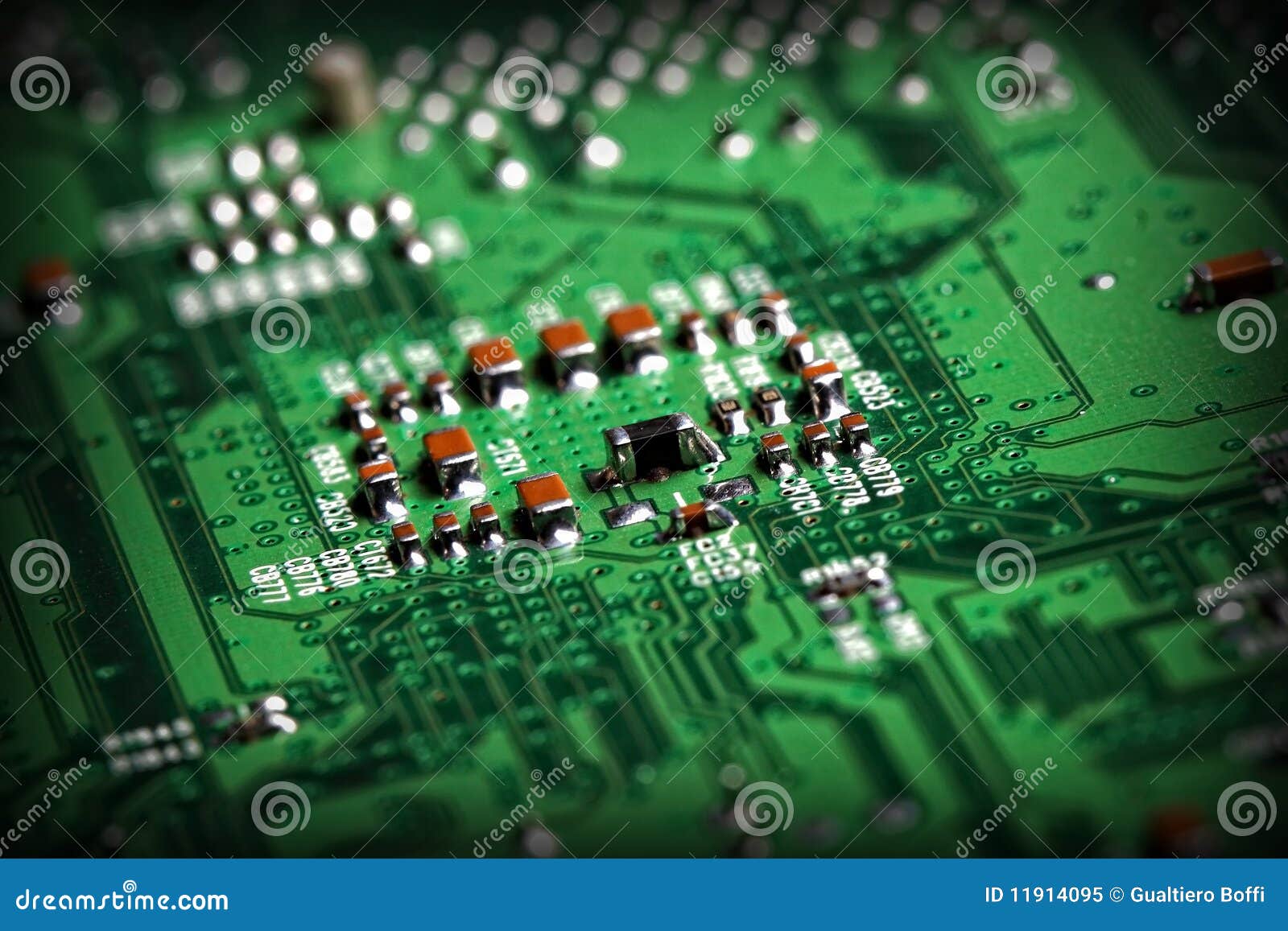 Computer circuit stock image. Image of hardware, connection - 11914095