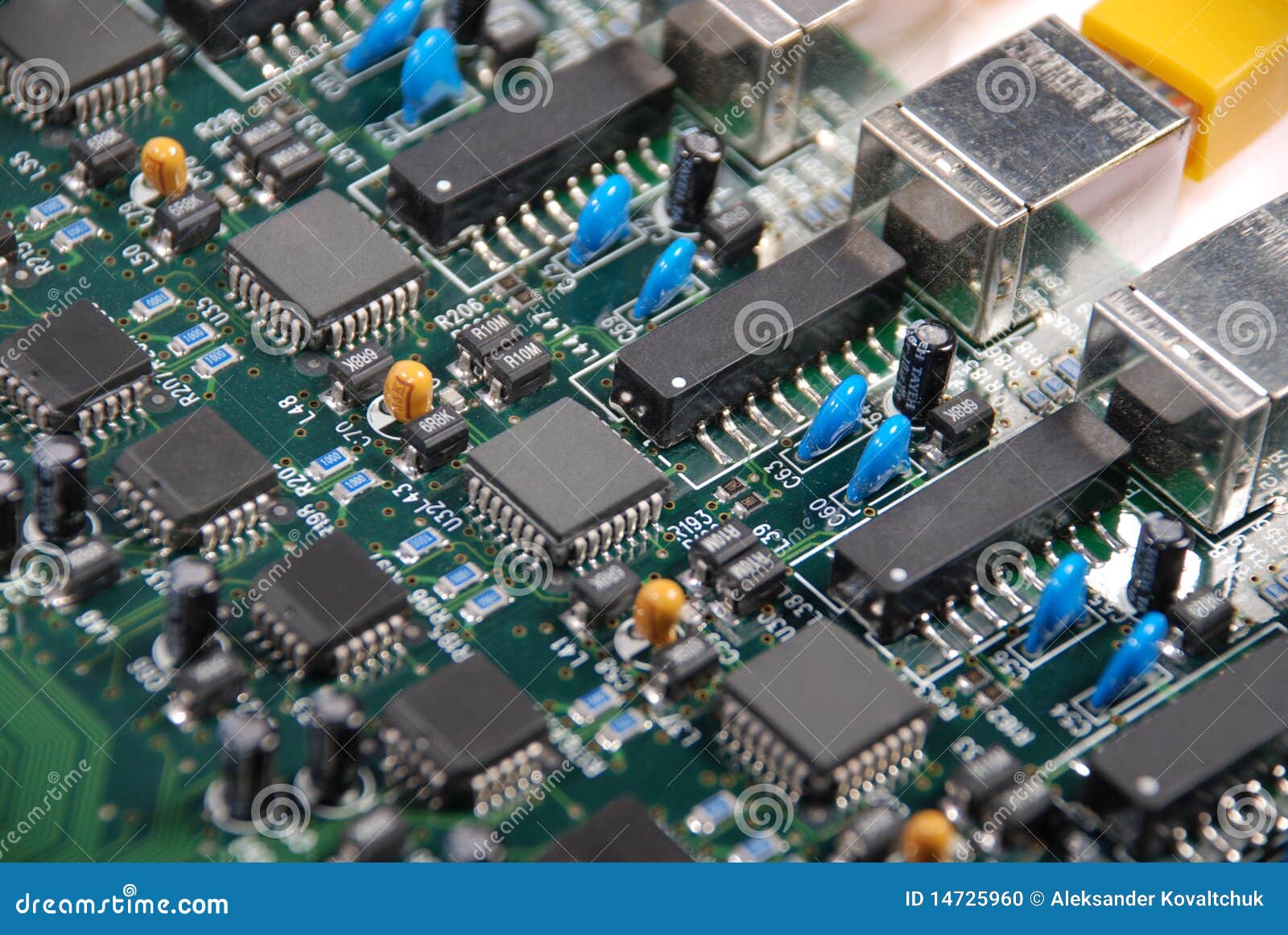 Computer circuit stock photo. Image of processors, computers - 14725960