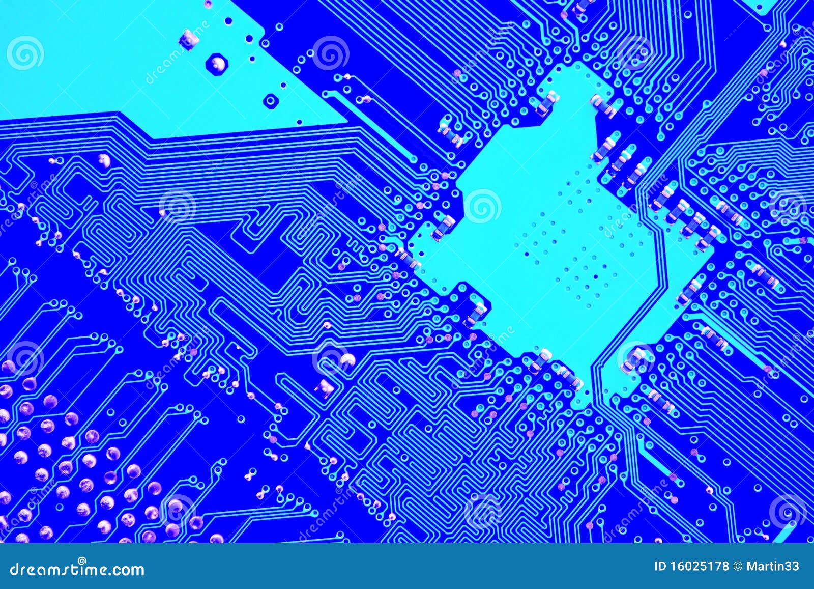 Computer circuit stock photo. Image of motherboard, blue - 16025178