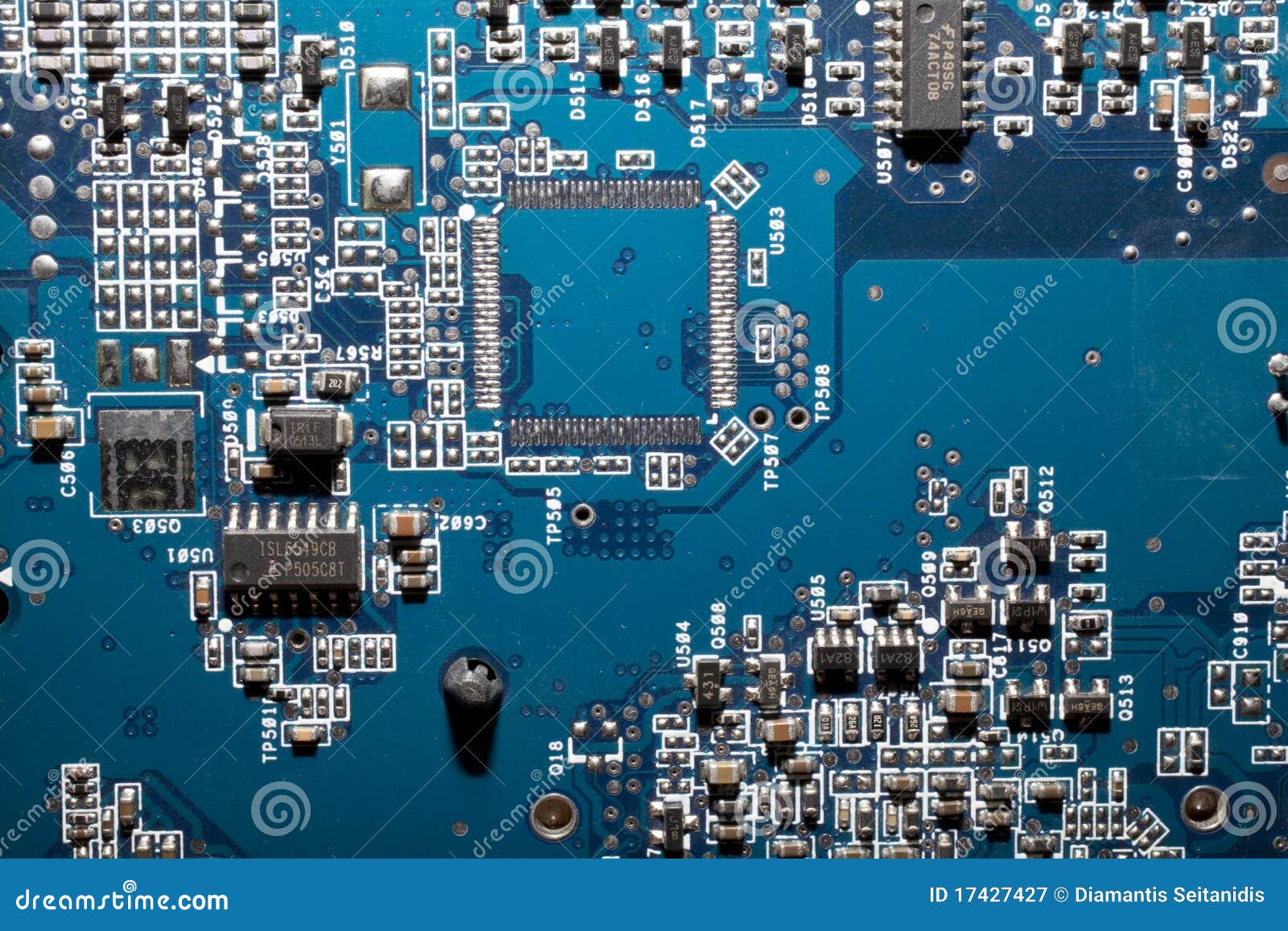 Computer circuit stock image. Image of hardware, electronics - 17427427