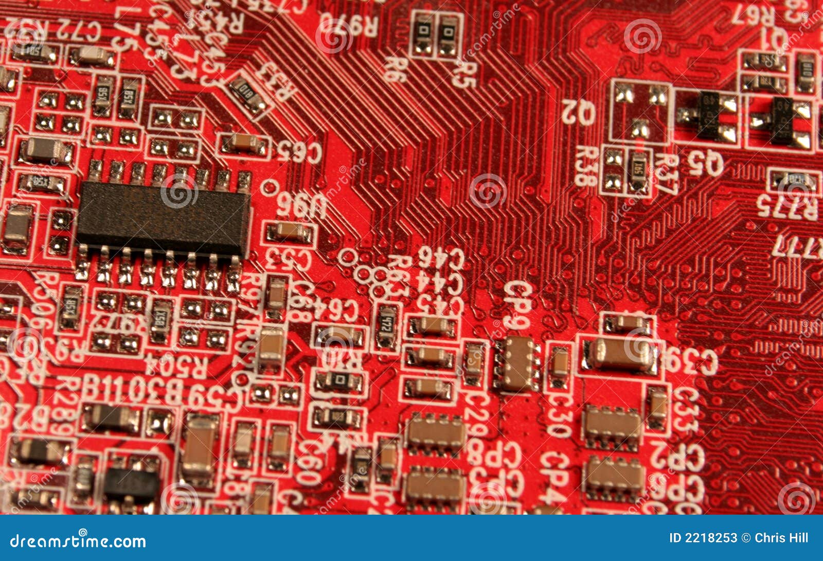 Computer Circuit stock image. Image of board, connect - 2218253