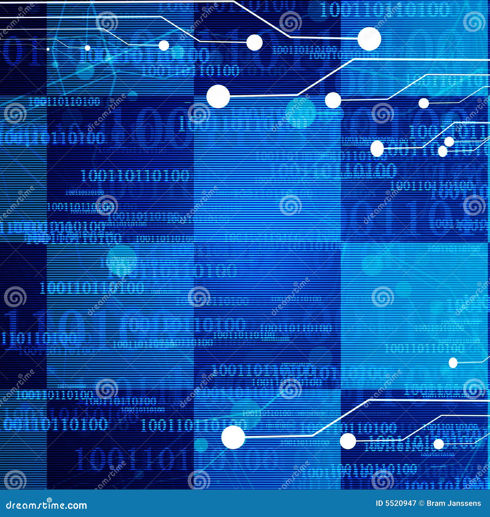 Computer circuit stock illustration. Illustration of data - 5520947